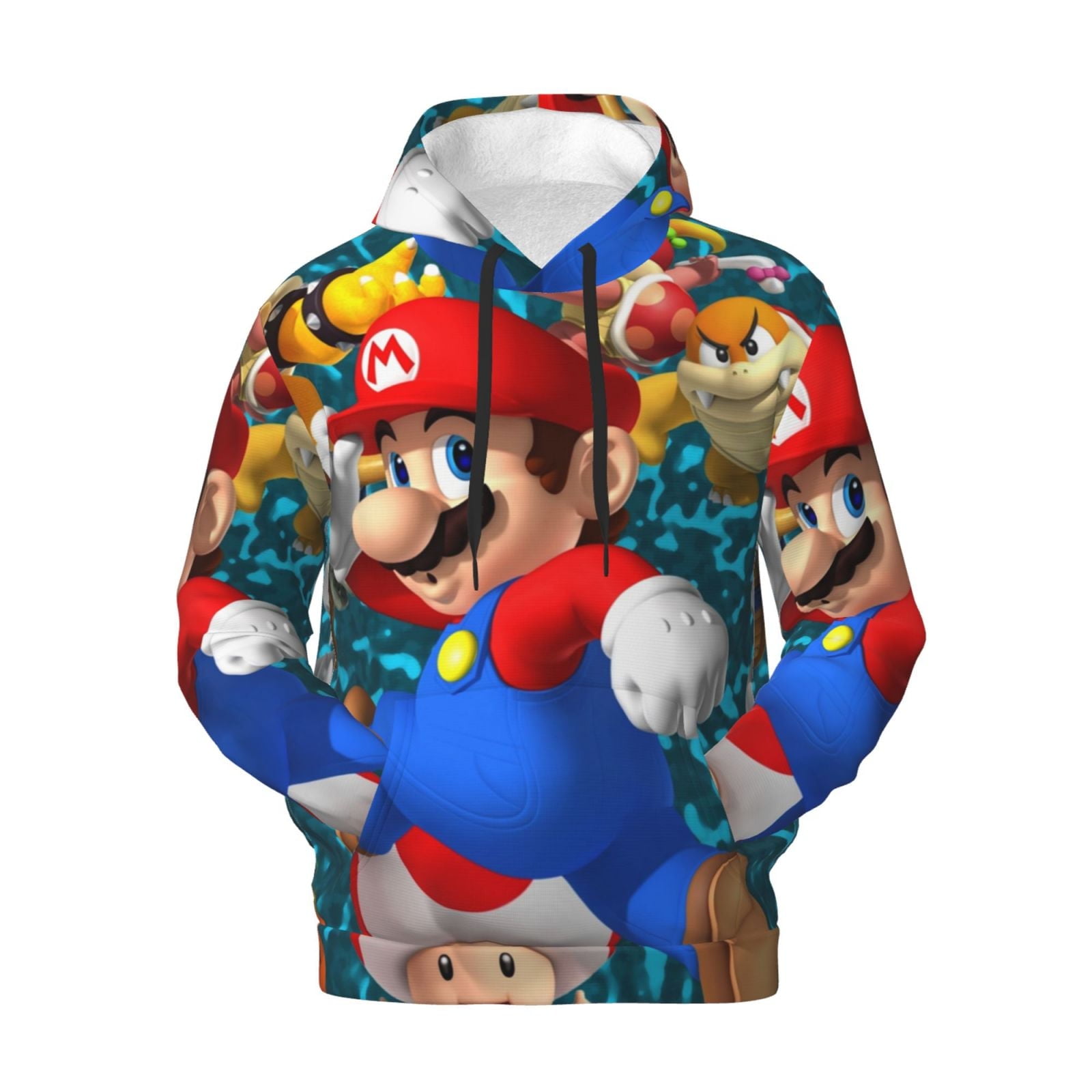Super Mario Brothers Men's Sweatshirt Hoodies Soft Plush Fleece ...