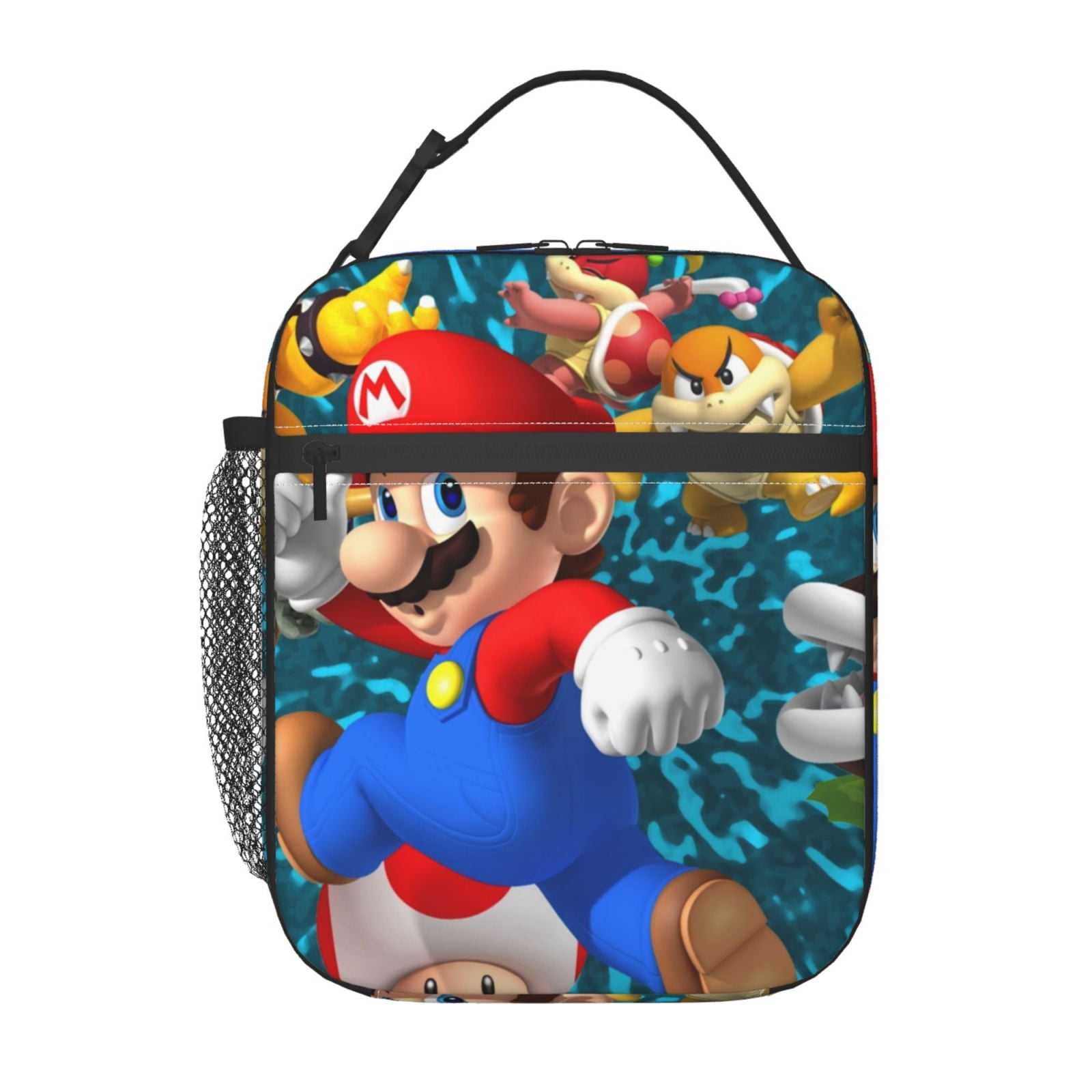 Super Mario Brothers Portable Insulated Lunch Bag Tote Bento Bag Cooler ...