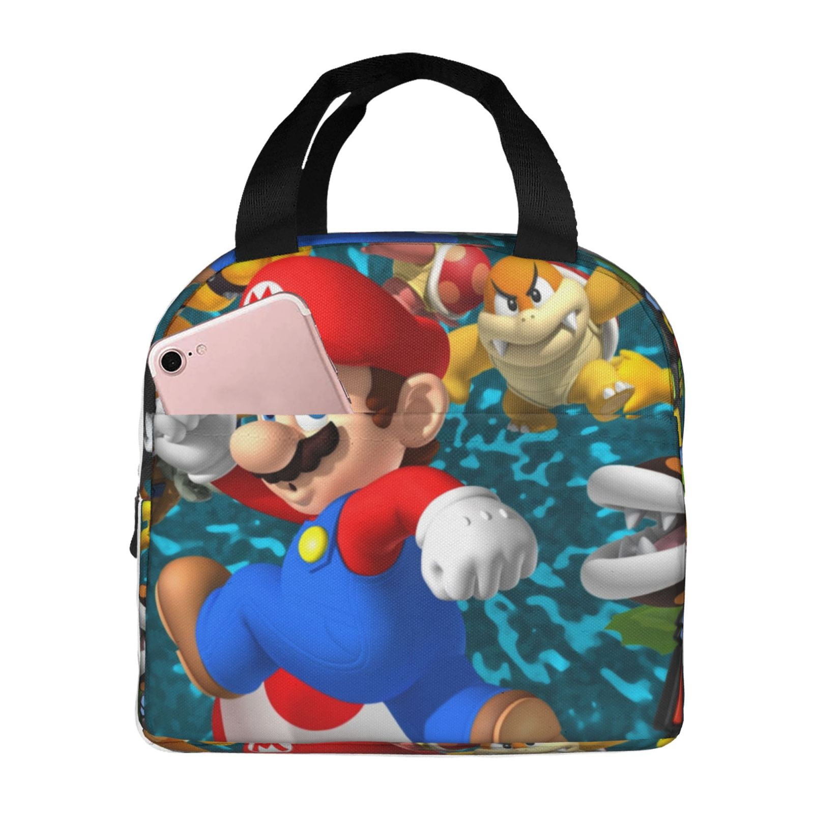 Super Mario Brothers Portable Lunch Bag Reusable Lunch Box Insulated ...