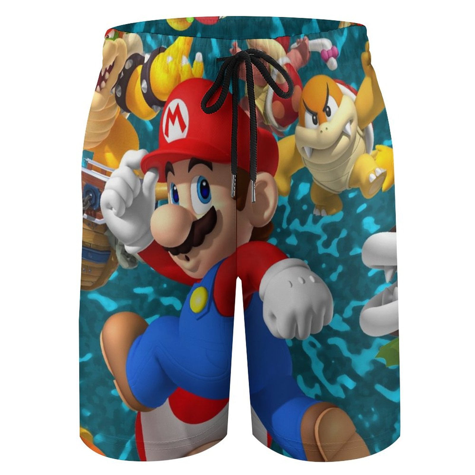 Super Mario Brothers Teen Board Shorts Summer Boy's Swim Trunks ...