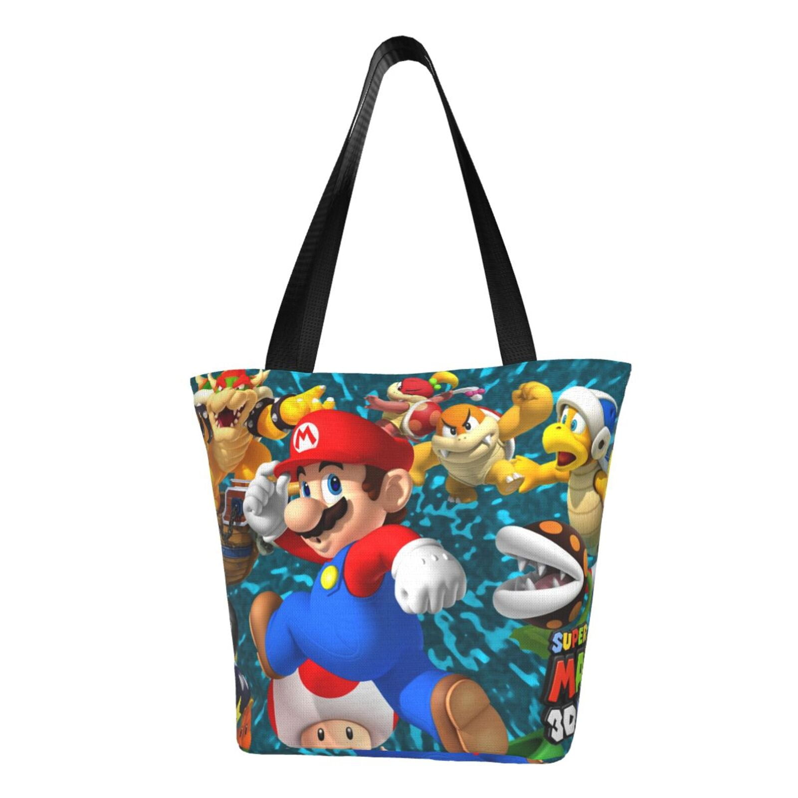 Super Mario Brothers Women's Tote Bag Large Capacity Shoulder Handbag ...