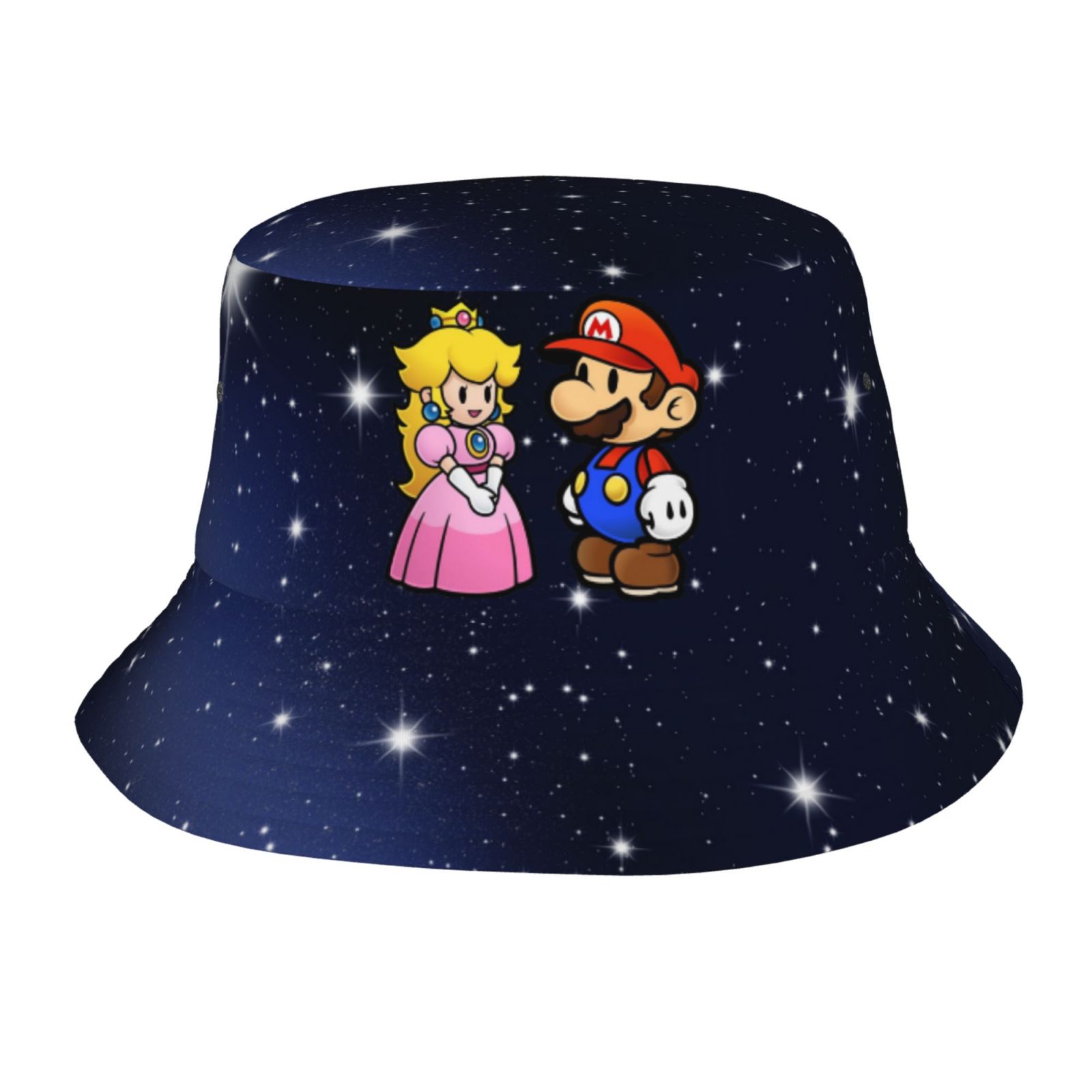 Super Mario Bucket Hat Fishing Hats Summer Travel Beach Sun Uv ...