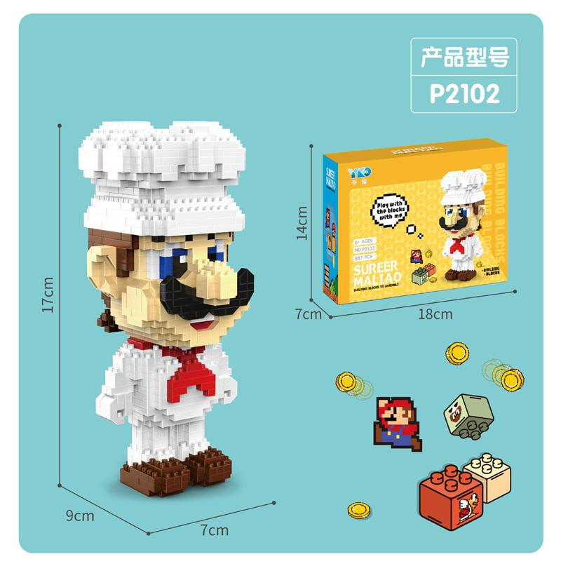 Super Mario Building Blocks Set 887+ PCS – Inspired Mini Bricks for ...