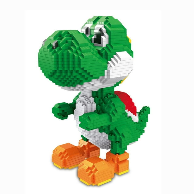 Super Mario Building Blocks Sets, Yoshi Building Blocks Anime Toy 2200 ...