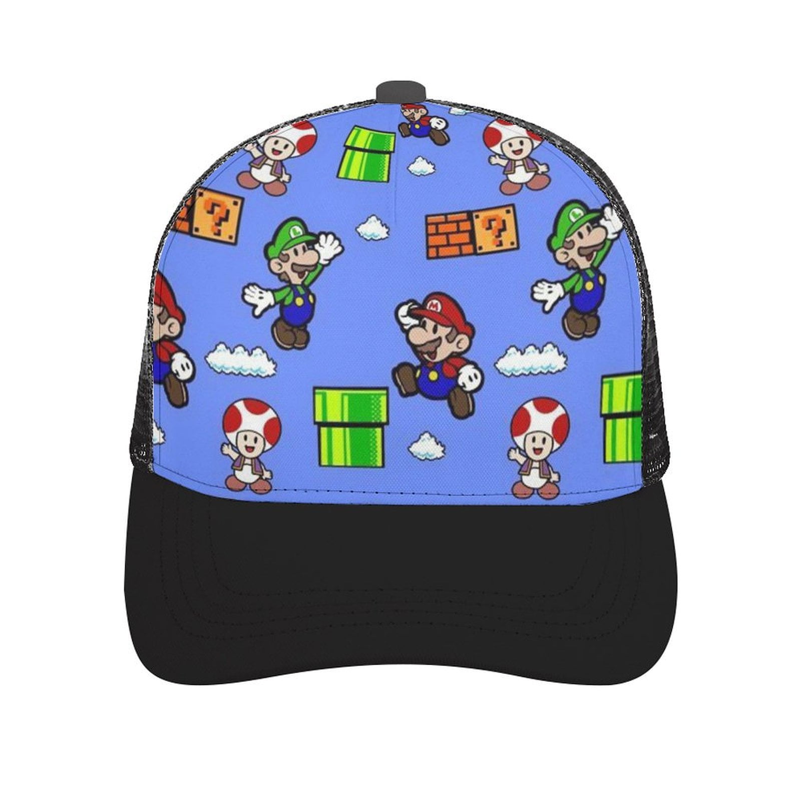 Super Mario Caps Breathable Baseball Cap Dad Hat Adjustable Casual ...