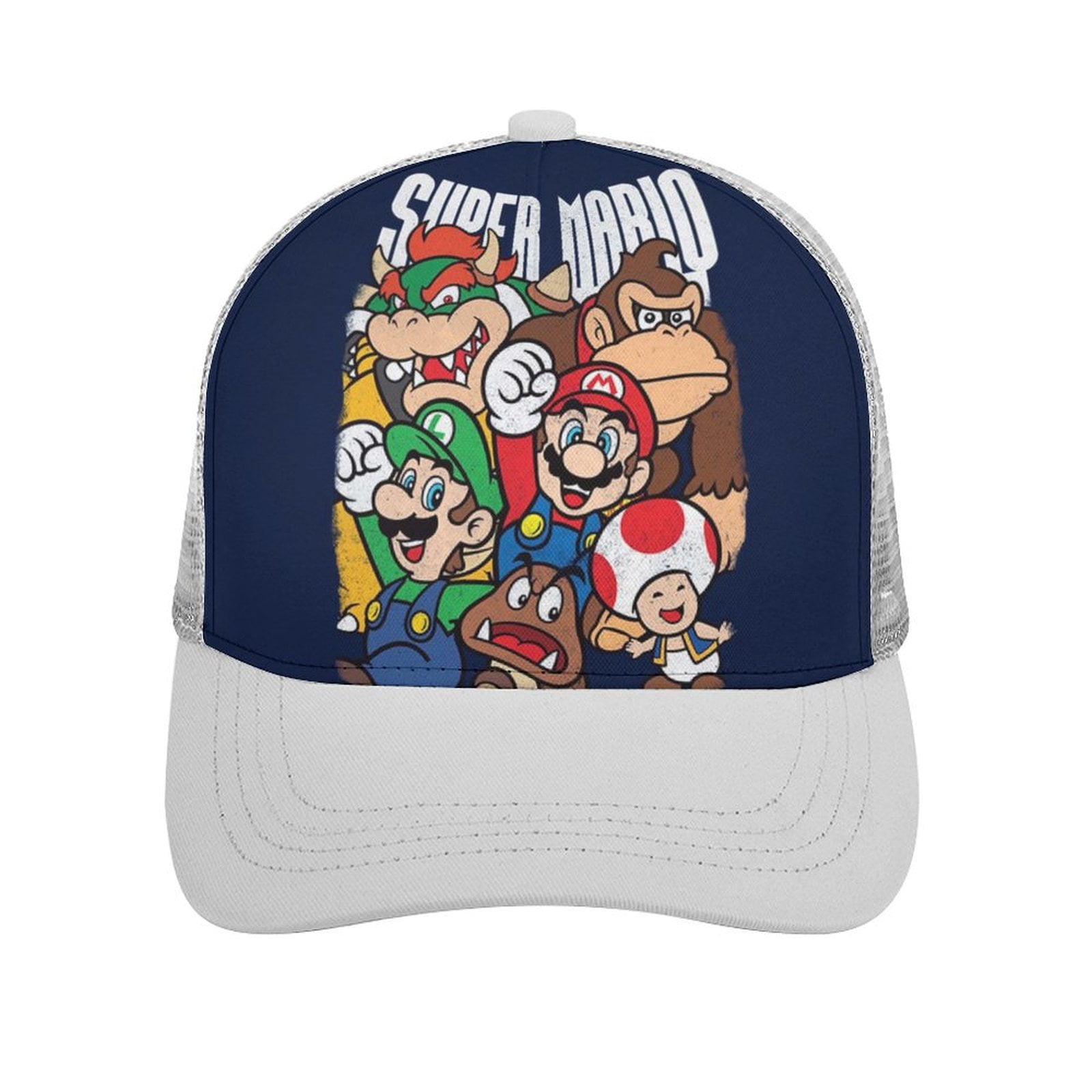Super Mario Caps Breathable Baseball Cap Dad Hat Adjustable Casual ...
