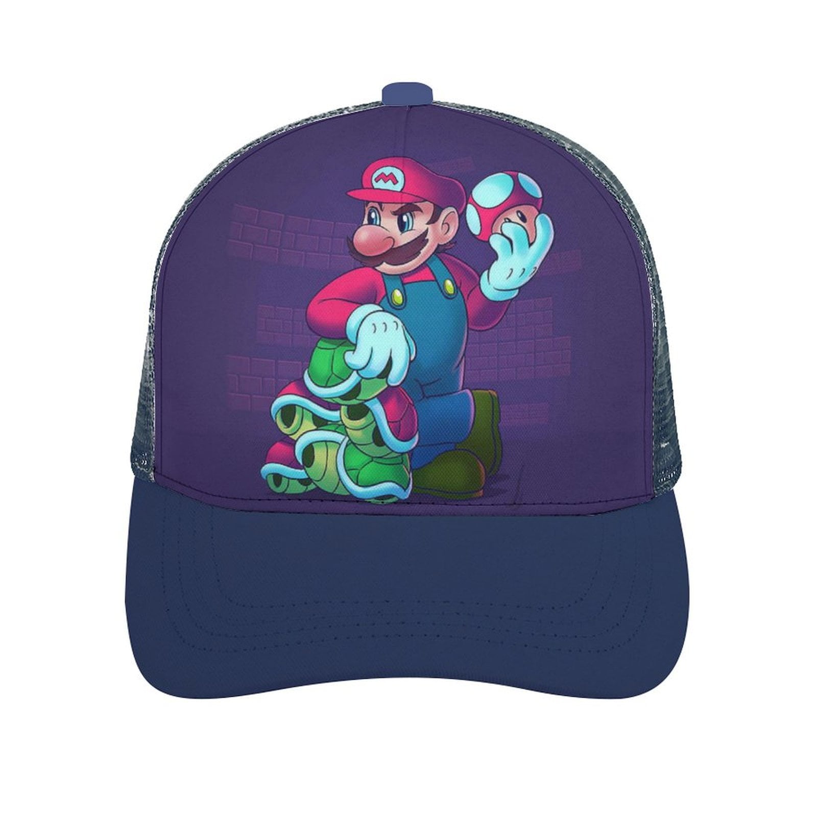Super Mario Caps Breathable Baseball Cap Dad Hat Adjustable Casual ...