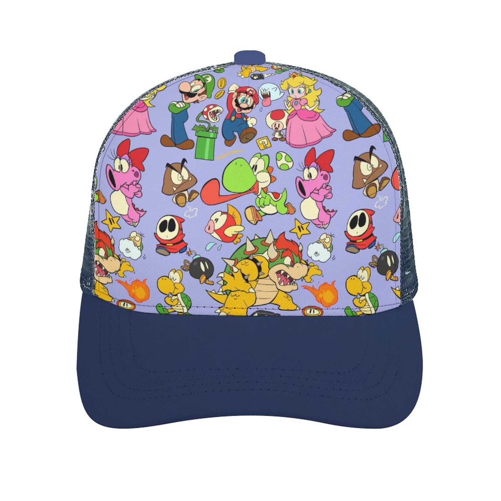 Super Mario Caps Breathable Baseball Cap Dad Hat Adjustable Casual ...