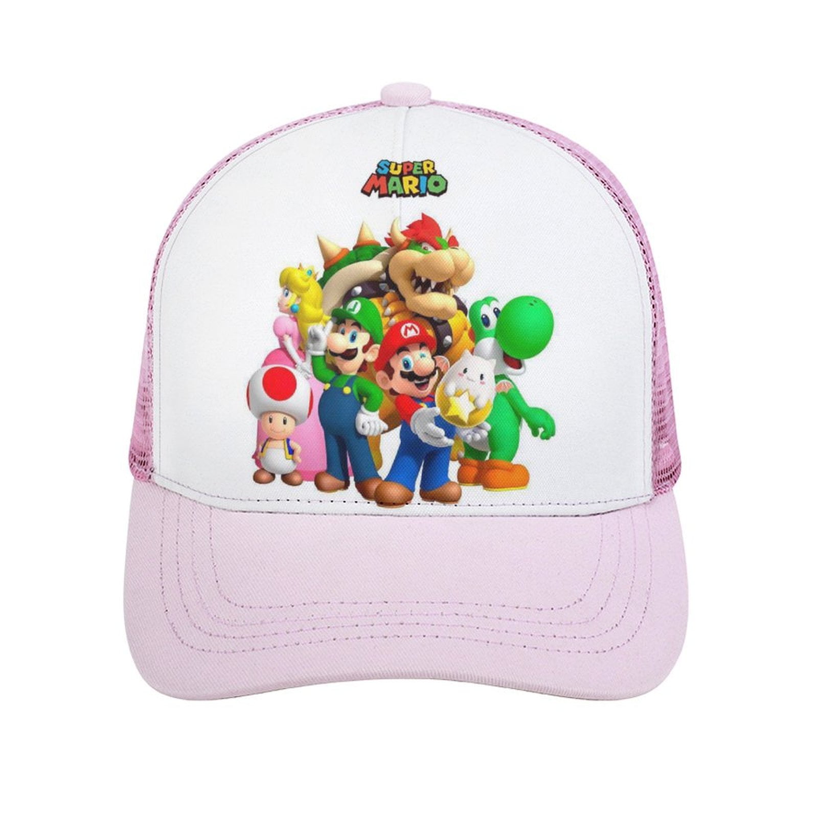 Super Mario Caps Breathable Baseball Cap Dad Hat Adjustable Casual ...