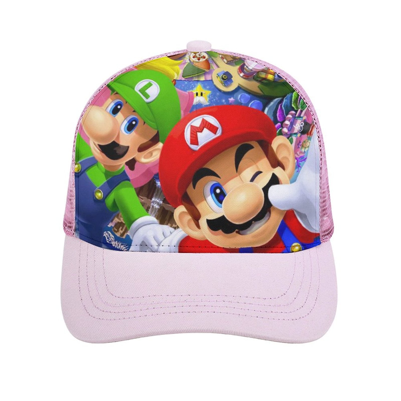 Super Mario Caps Breathable Baseball Cap Dad Hat Adjustable Casual ...