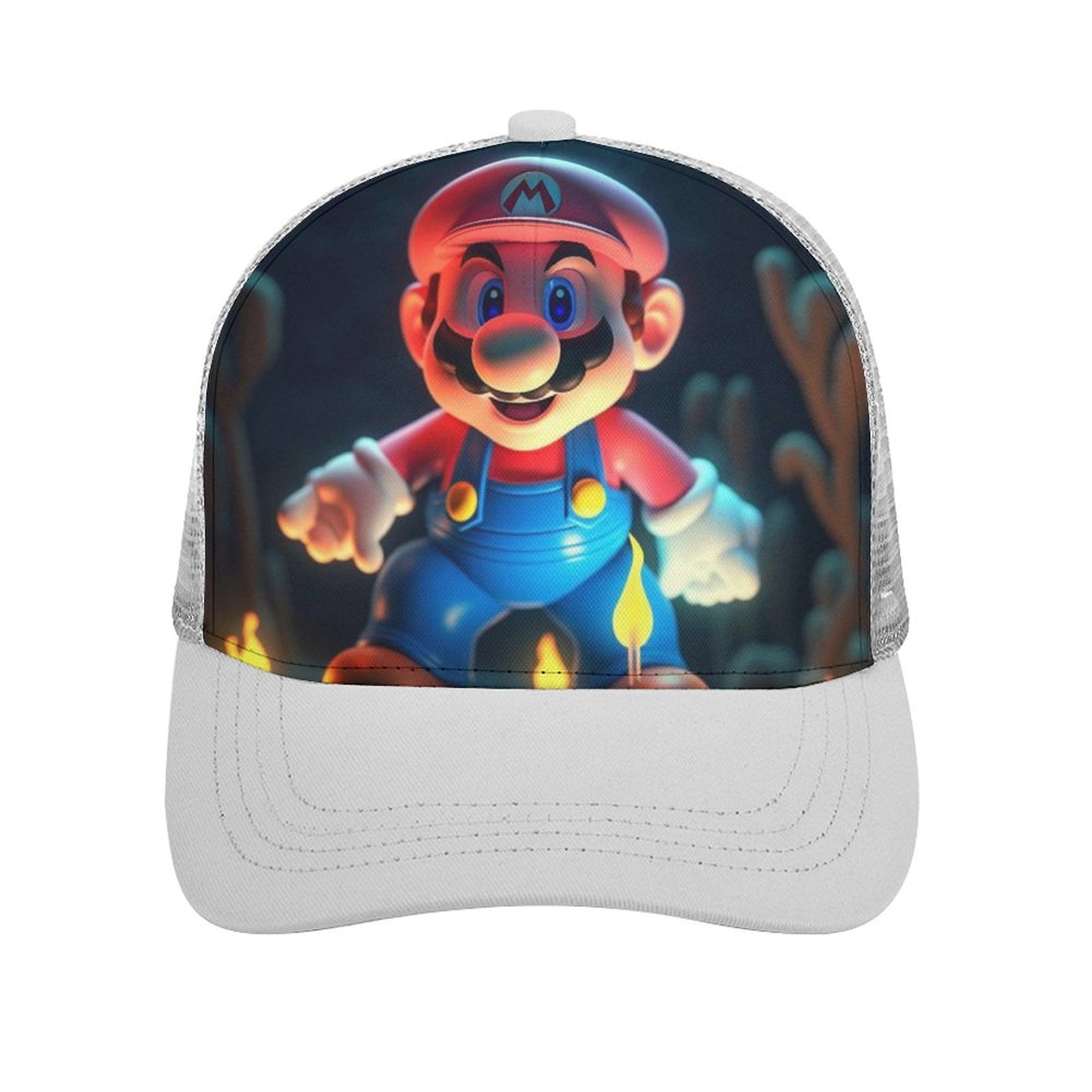 Super Mario Caps Breathable Baseball Cap Dad Hat Adjustable Casual ...