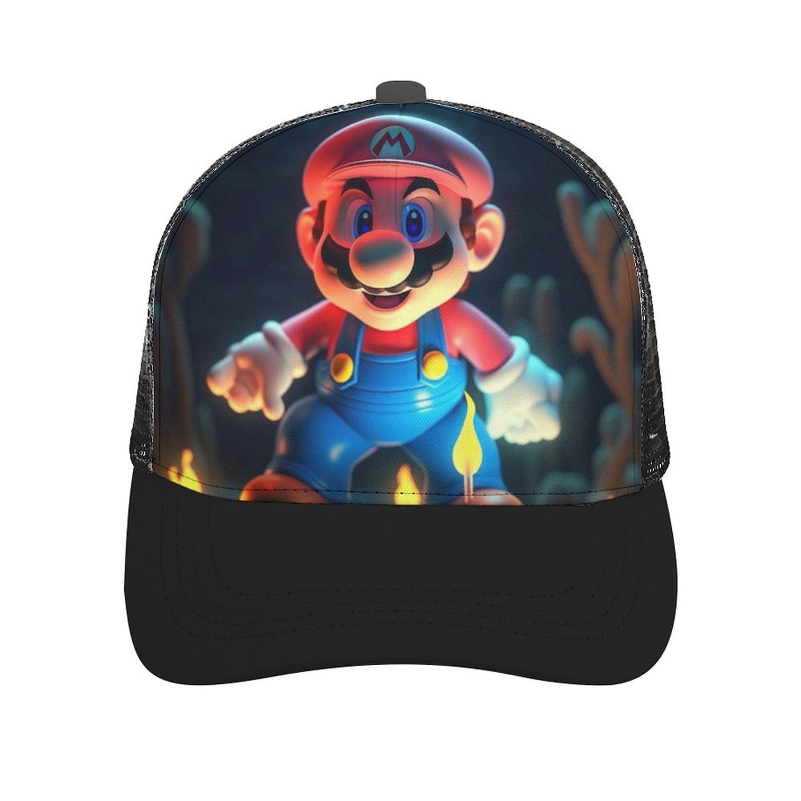 Super Mario Caps Breathable Baseball Cap Dad Hat Adjustable Casual ...