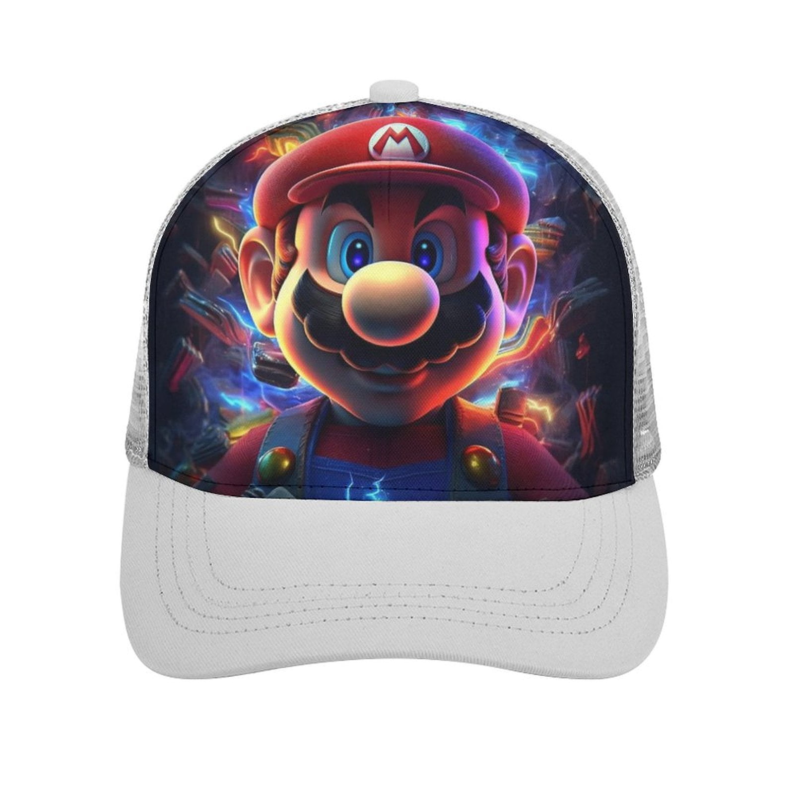 Super Mario Caps Breathable Baseball Cap Dad Hat Adjustable Casual ...