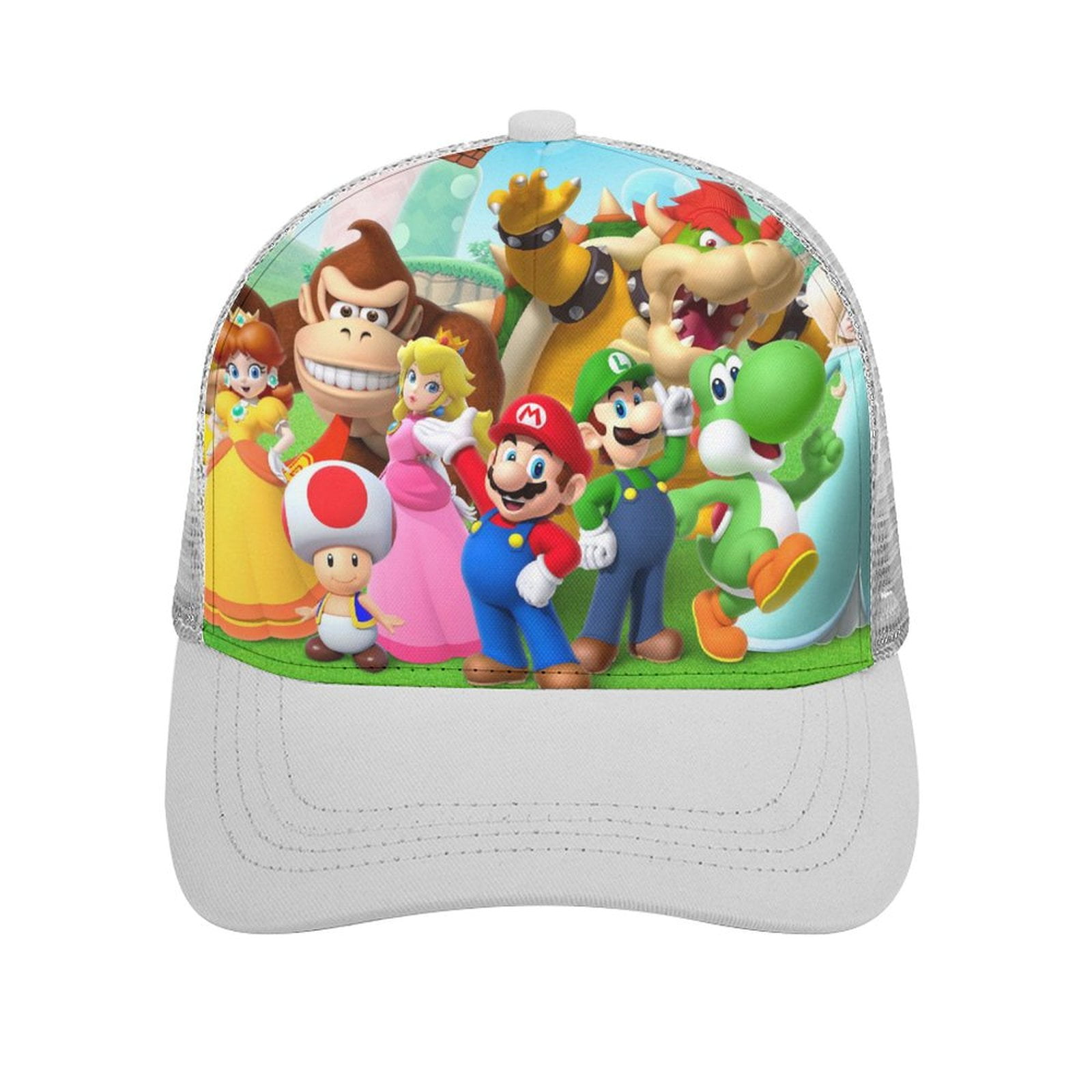 Super Mario Caps Breathable Baseball Cap Dad Hat Adjustable Casual ...