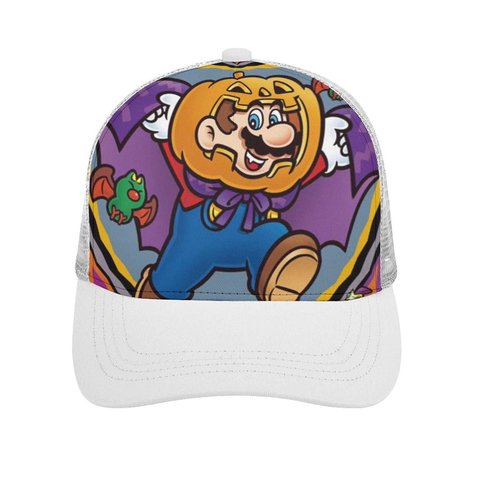 Super Mario Caps Breathable Baseball Cap Dad Hat Adjustable Casual ...