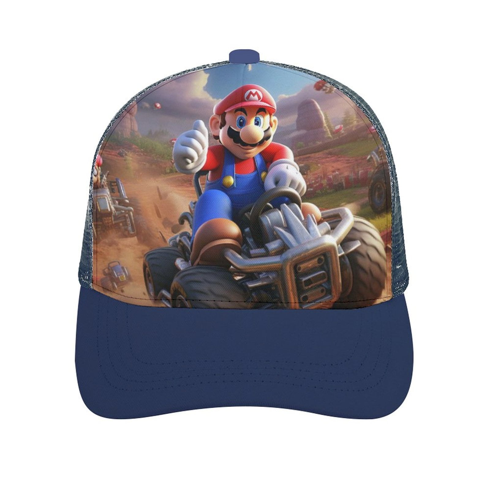 Super Mario Caps Breathable Baseball Cap Dad Hat Adjustable Casual ...