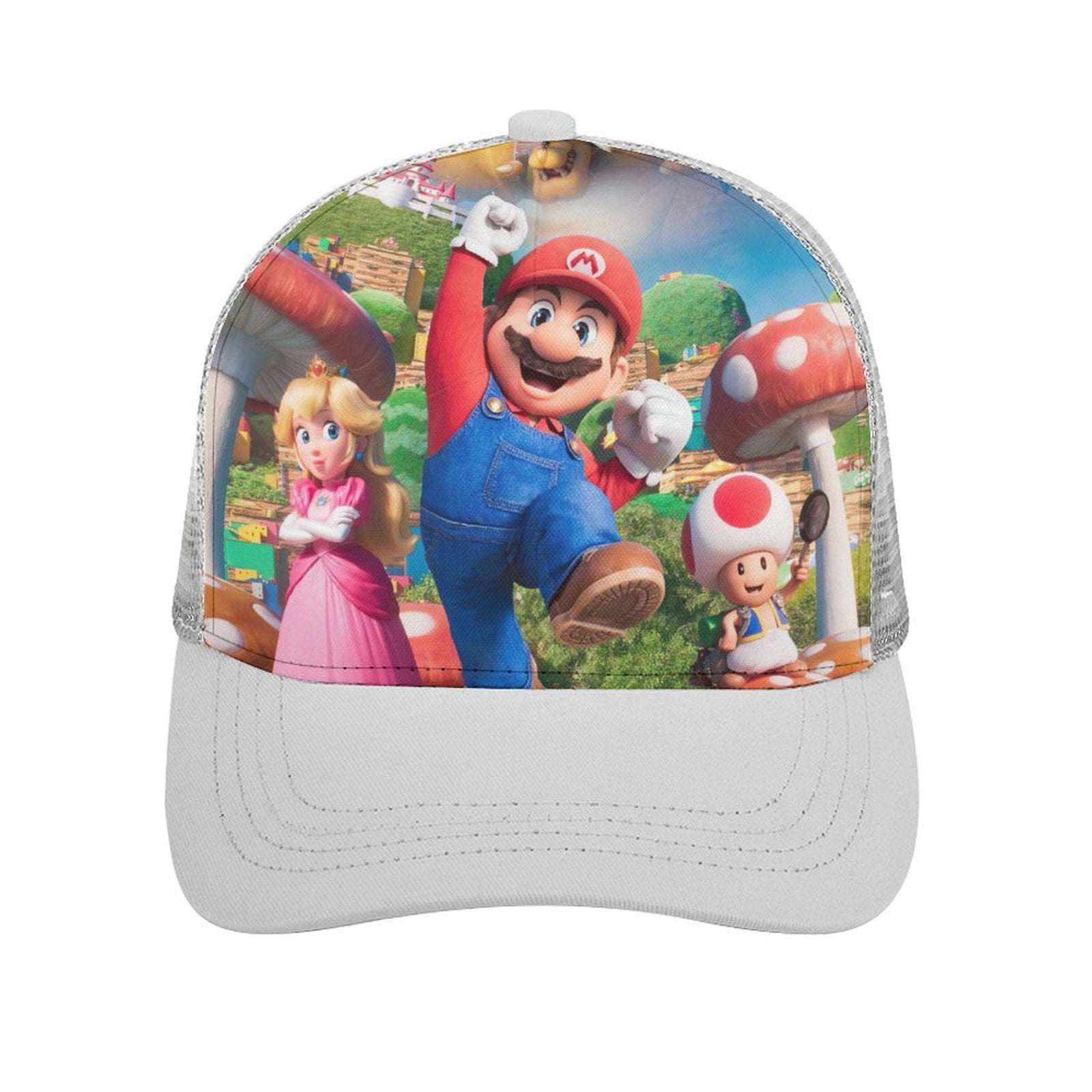 Super Mario Caps Breathable Baseball Cap Dad Hat Adjustable Casual ...