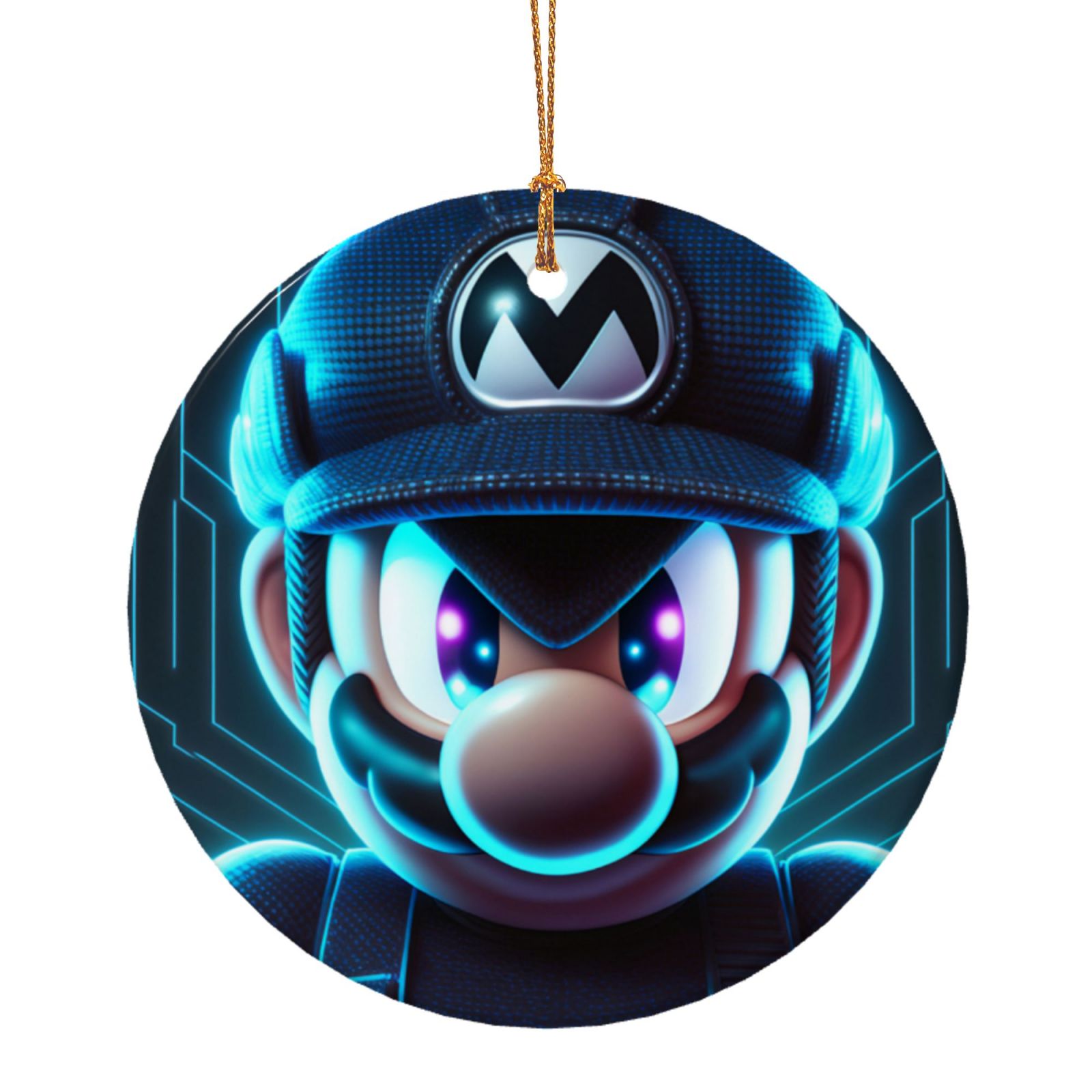 Super Mario Car Interior Accessories, Cute Cartoon Round Ceramics Bag ...