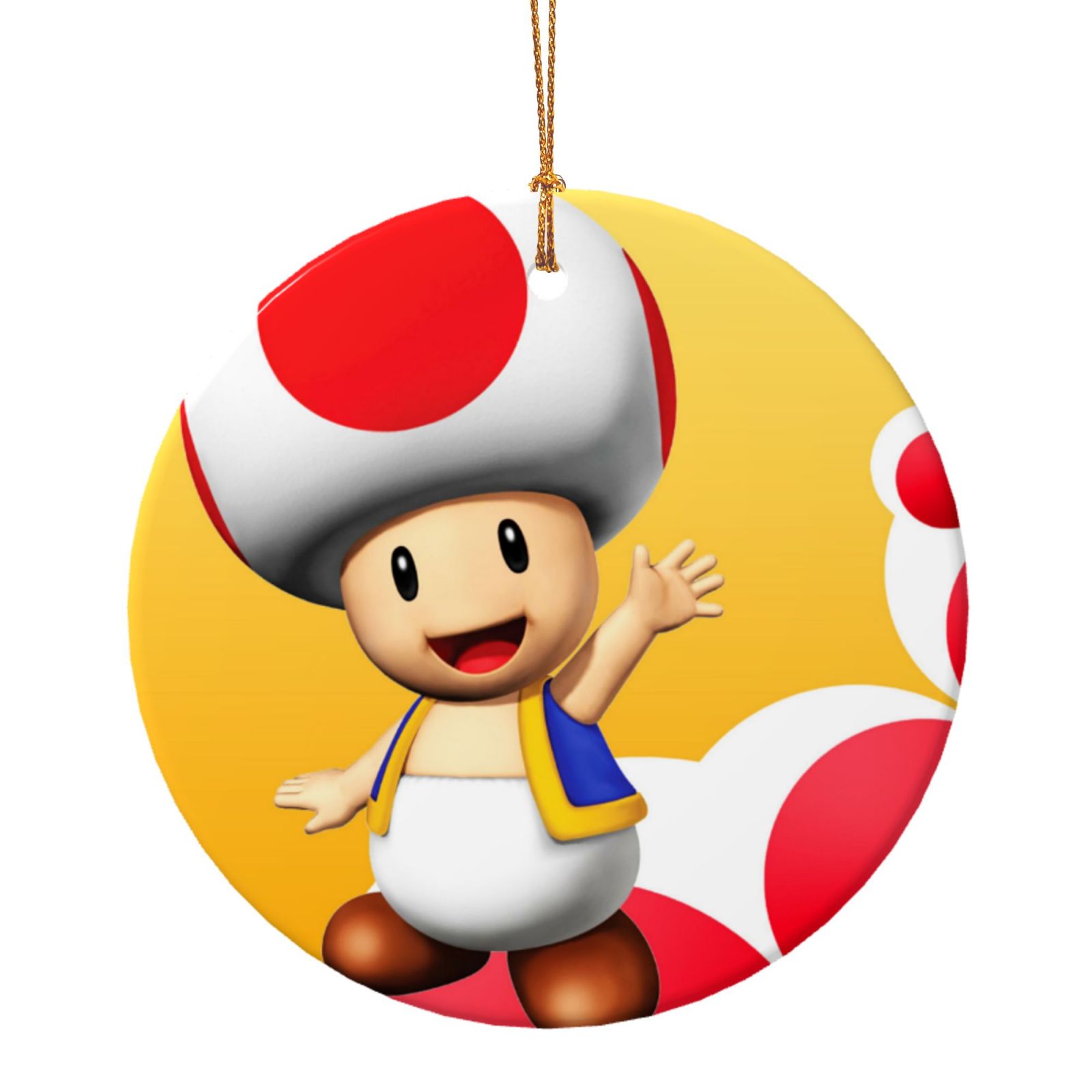 Super Mario Car Interior Accessories, Cute Cartoon Round Ceramics Bag ...