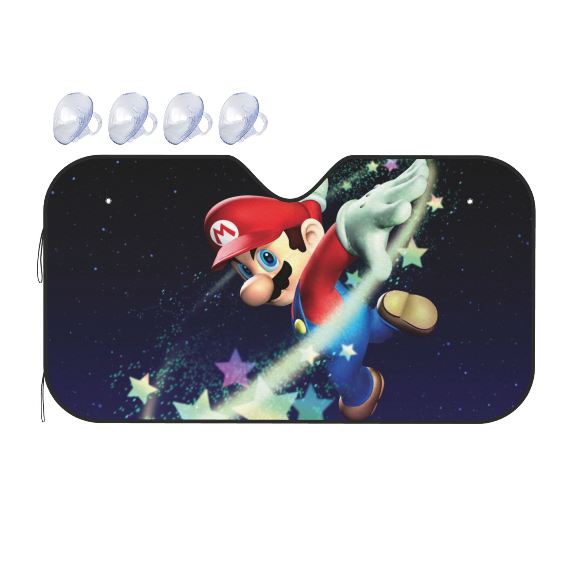 Super Mario Car Sun Shade Windshield Sunshade Block Uv Rays Protector ...