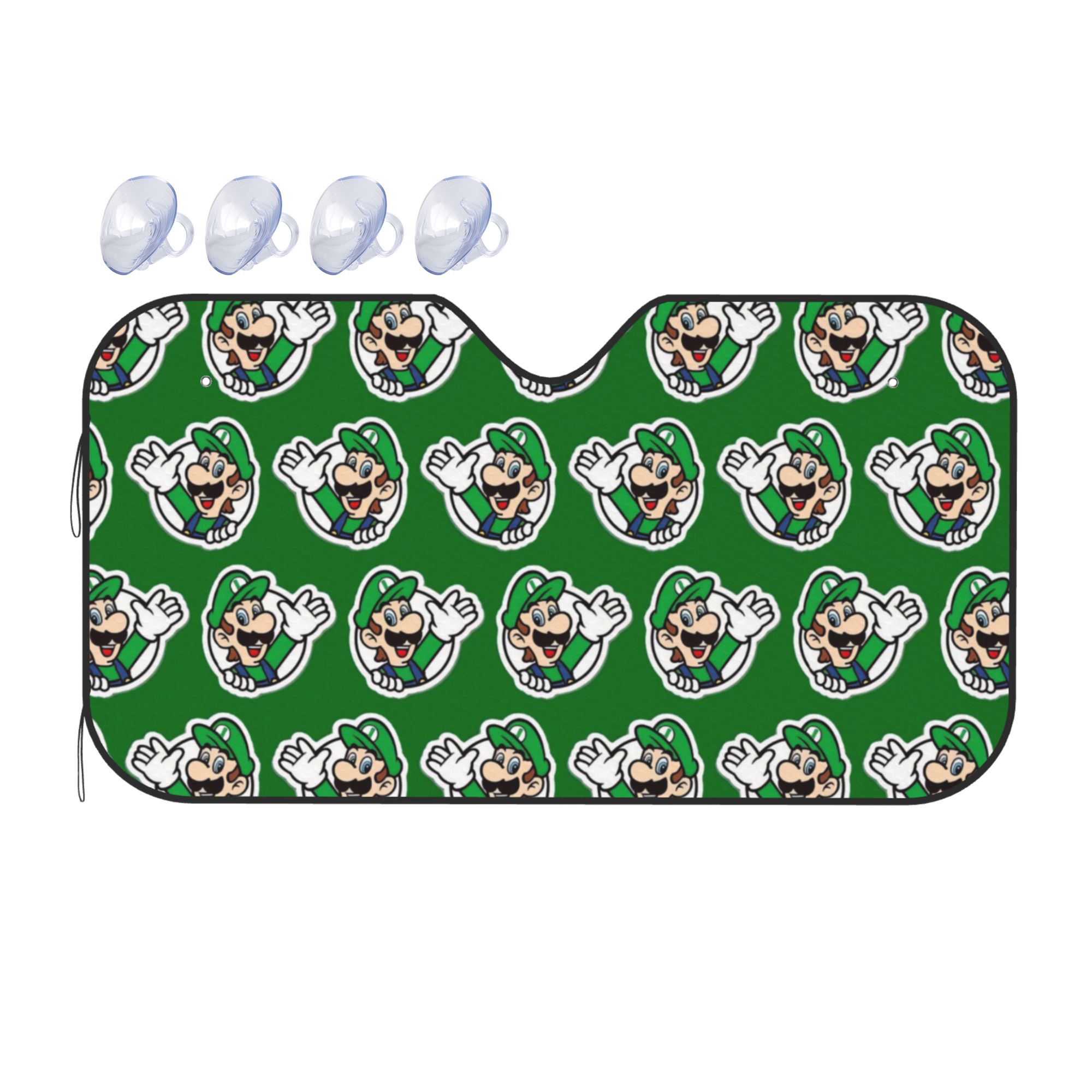 Super Mario Car Sun Shade Windshield Sunshade Block Uv Rays Protector ...