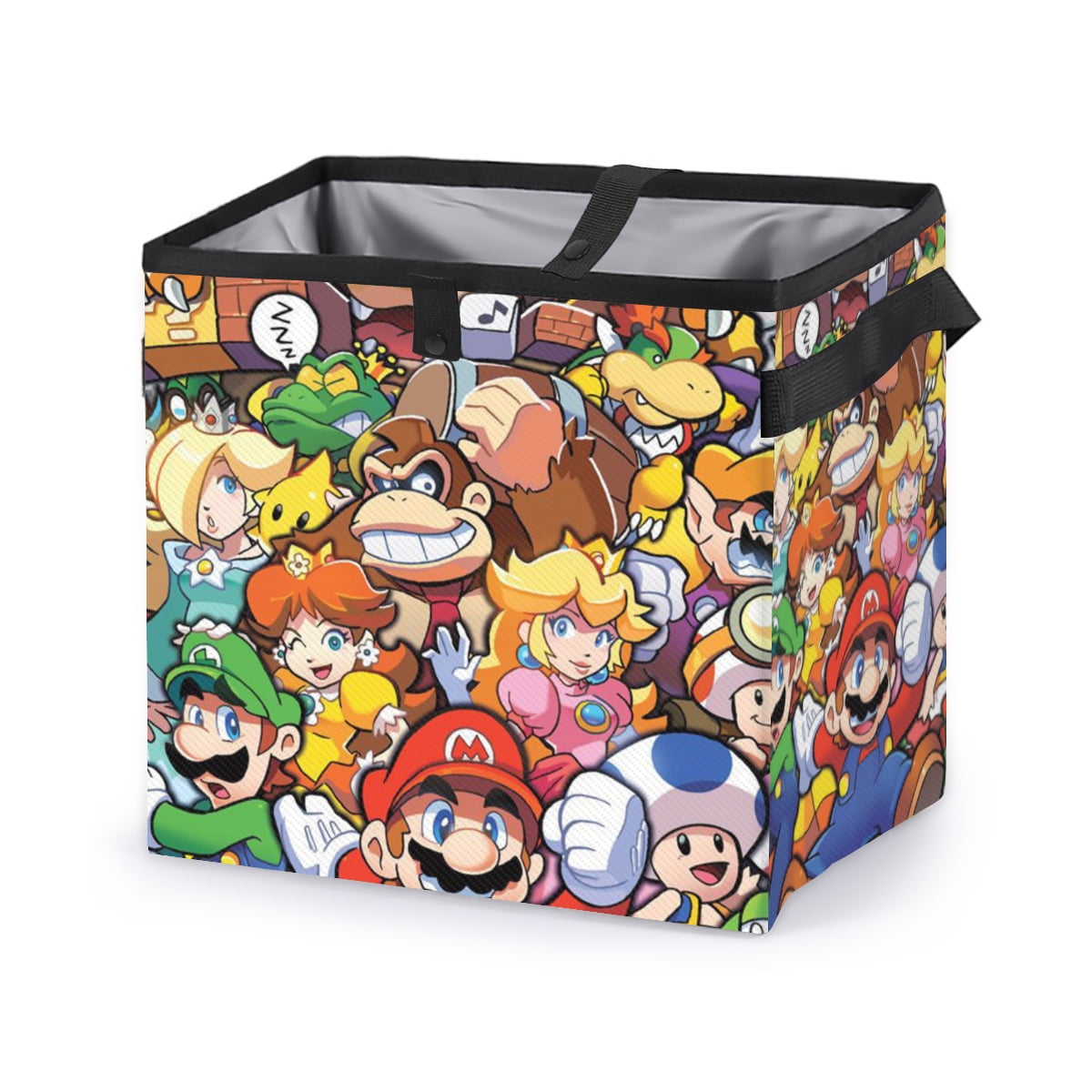 Super Mario Car Trash Can - Car Trash Bag Foldable Portable Trash Can ...