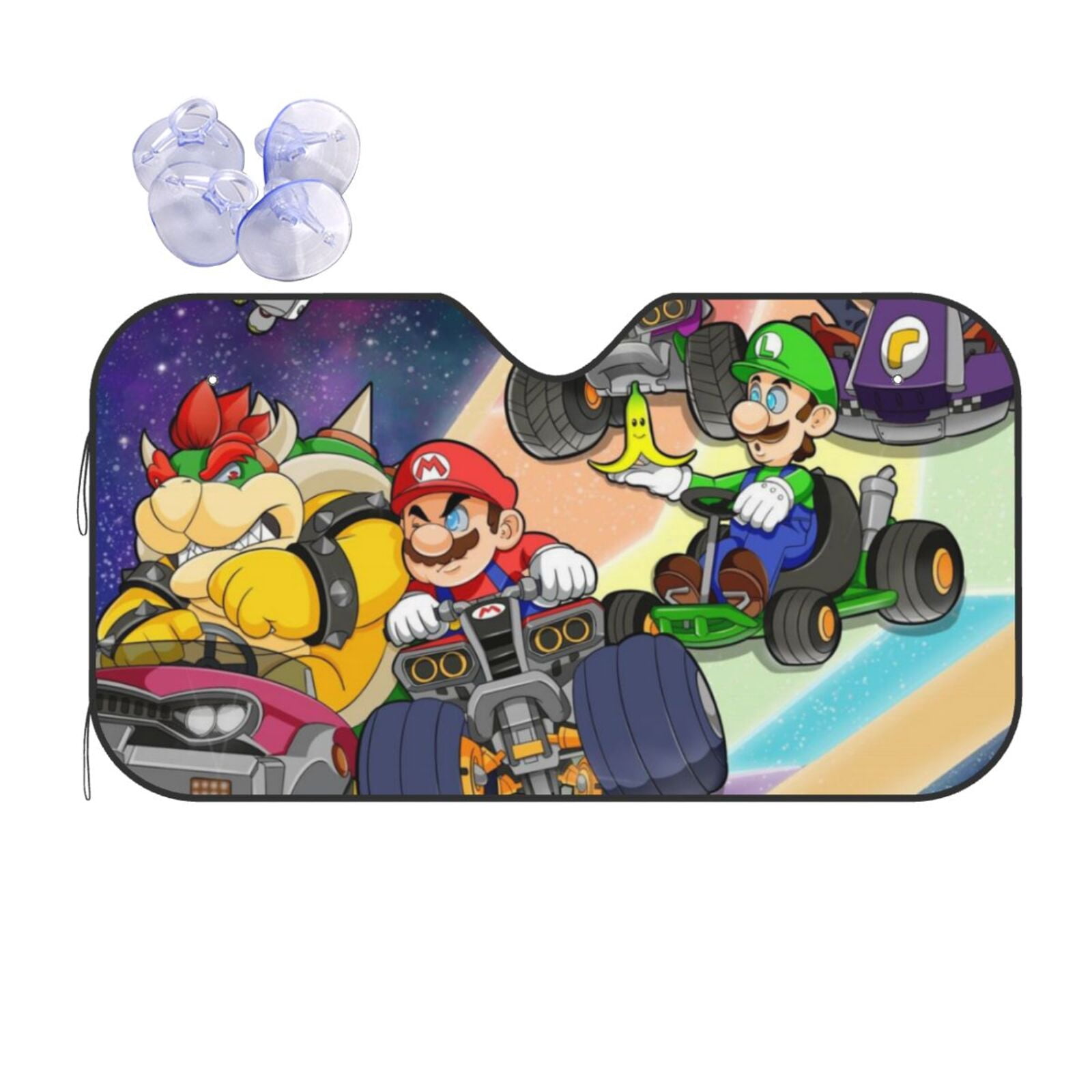 Super Mario Car Windshield Sun Shades, Front Windshield Sun Shade For ...