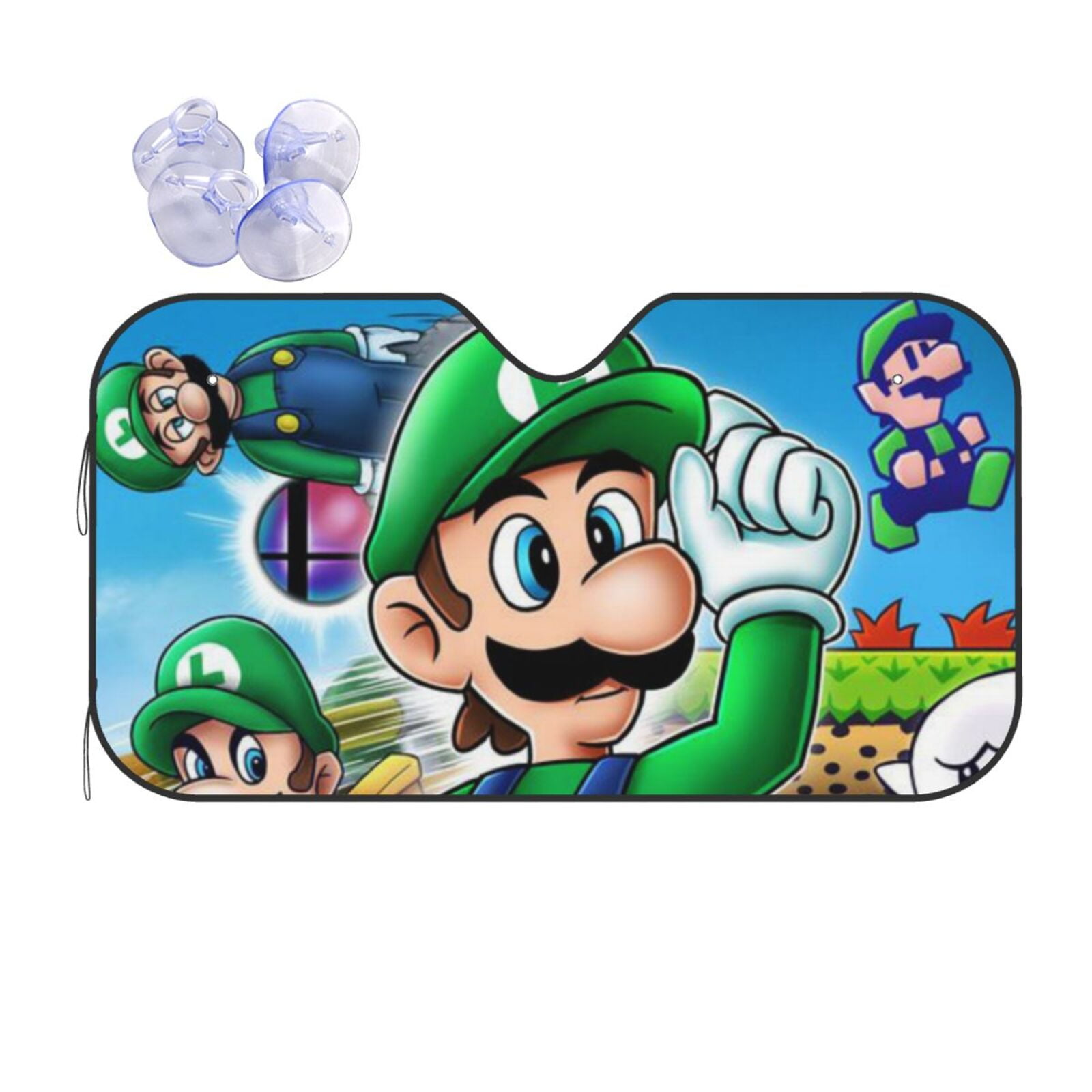 Super Mario Car Windshield Sun Shades, Front Windshield Sun Shade For ...