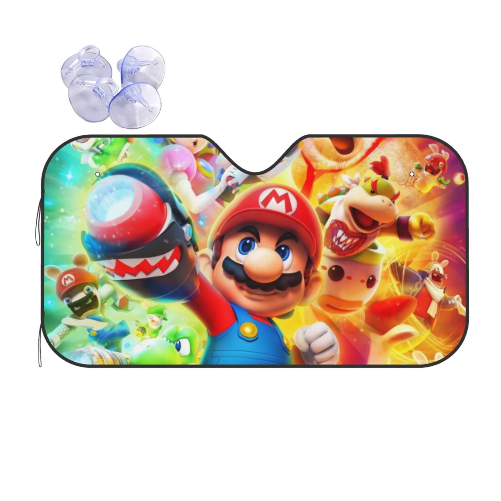 Super Mario Car Windshield Sun Shades, Front Windshield Sun Shade For ...