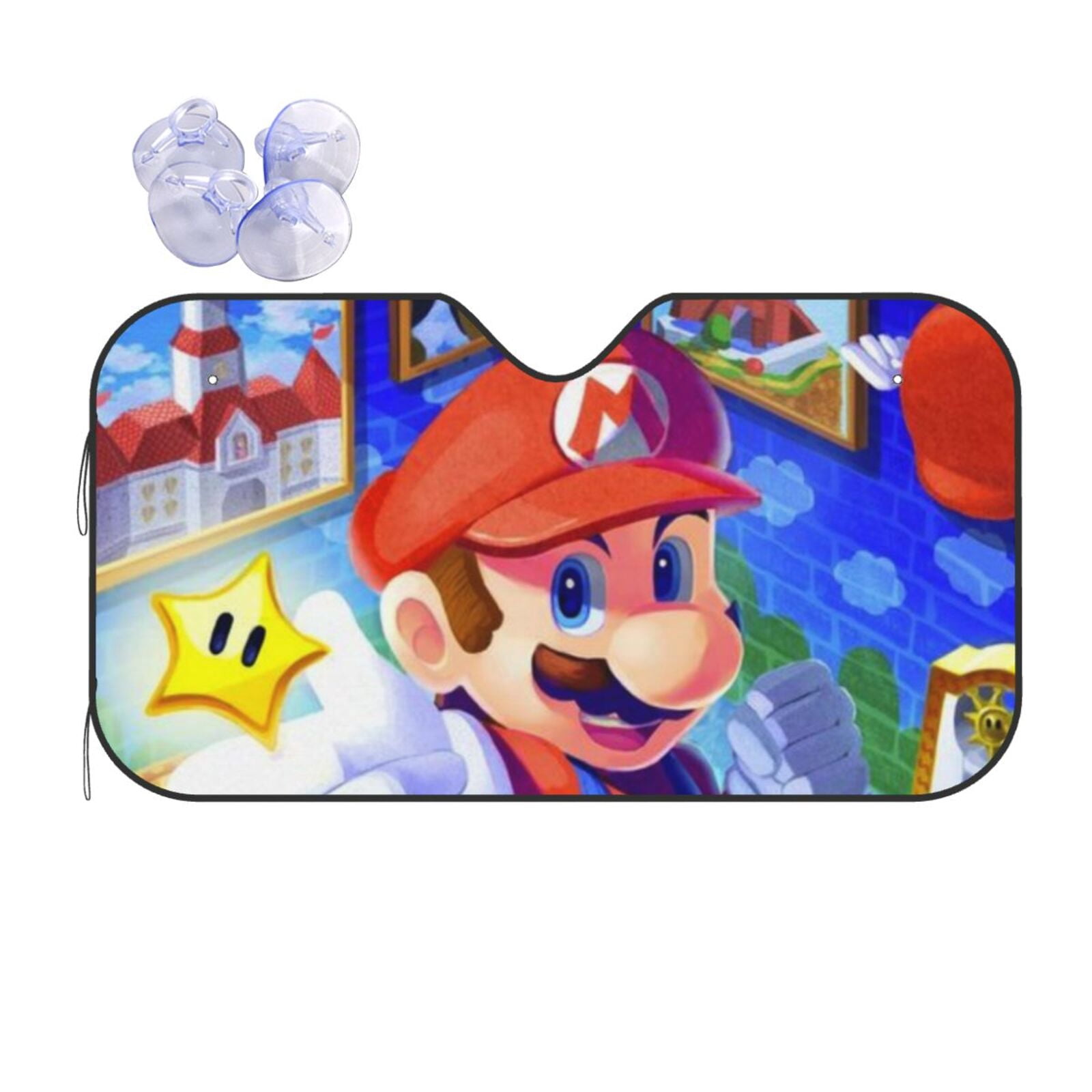 Super Mario Car Windshield Sun Shades, Front Windshield Sun Shade For ...