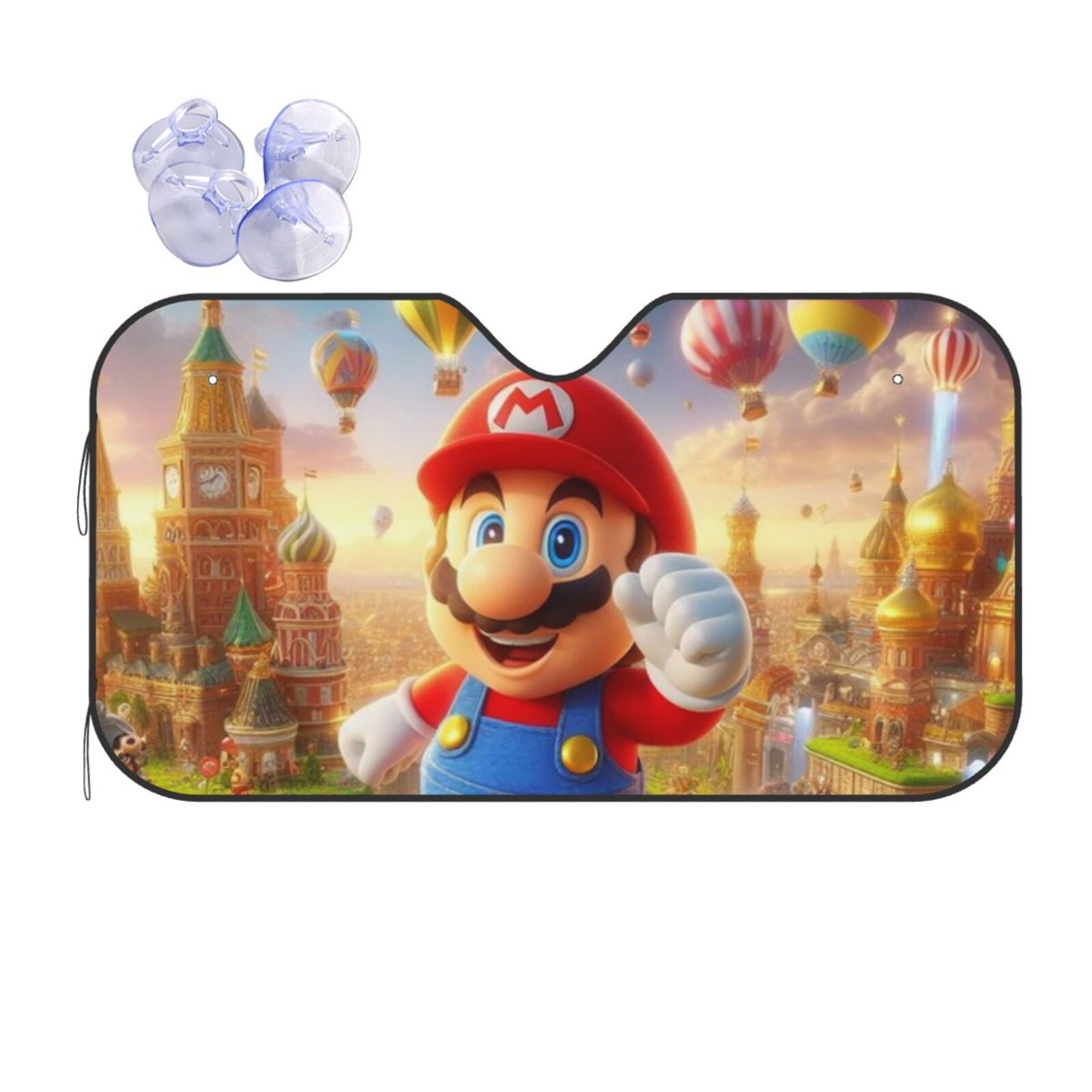 Super Mario Car Windshield Sun Shades, Front Windshield Sun Shade For ...