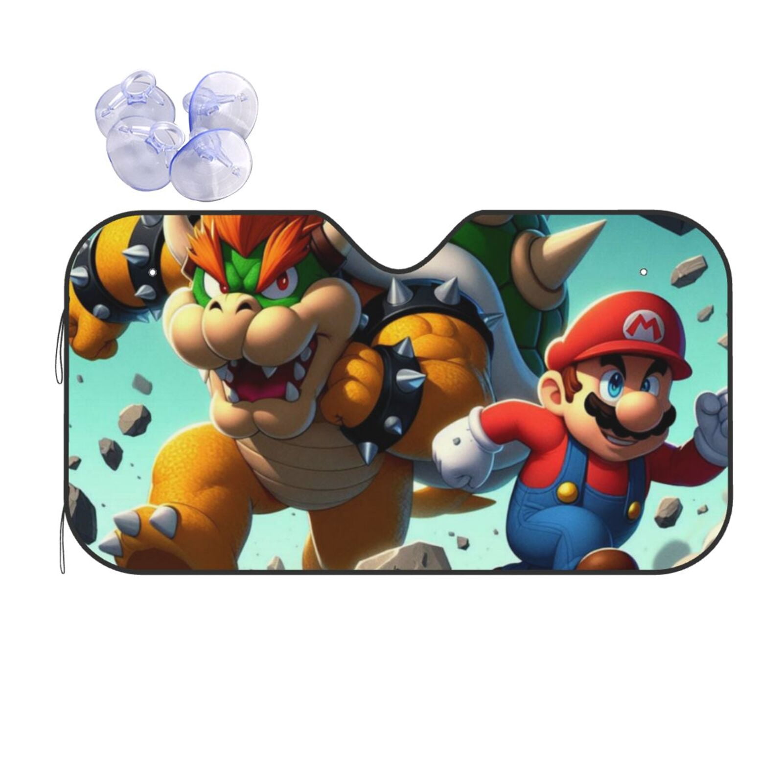 Super Mario Car Windshield Sun Shades, Front Windshield Sun Shade For ...