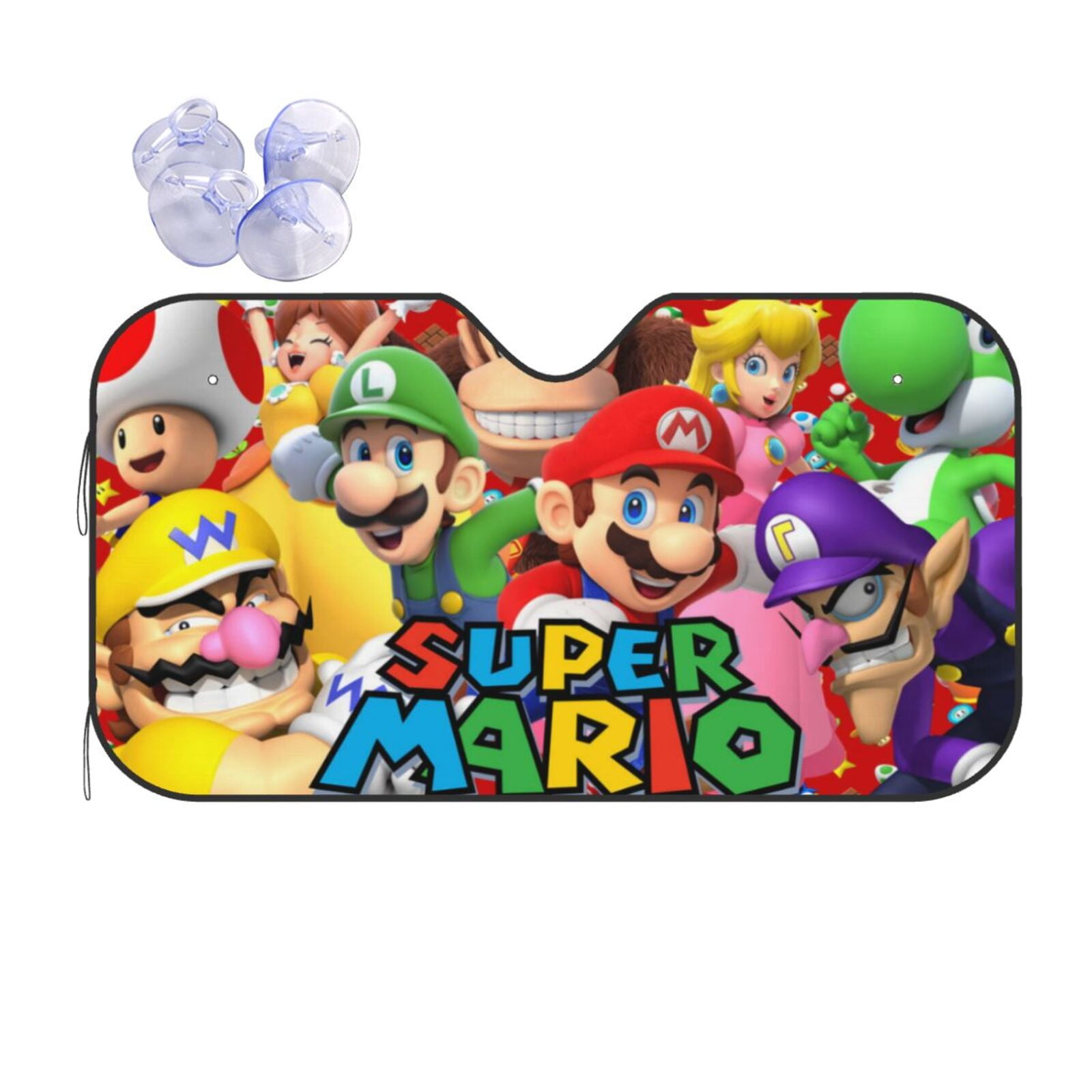 Super Mario Car Windshield Sun Shades, Front Windshield Sun Shade For ...