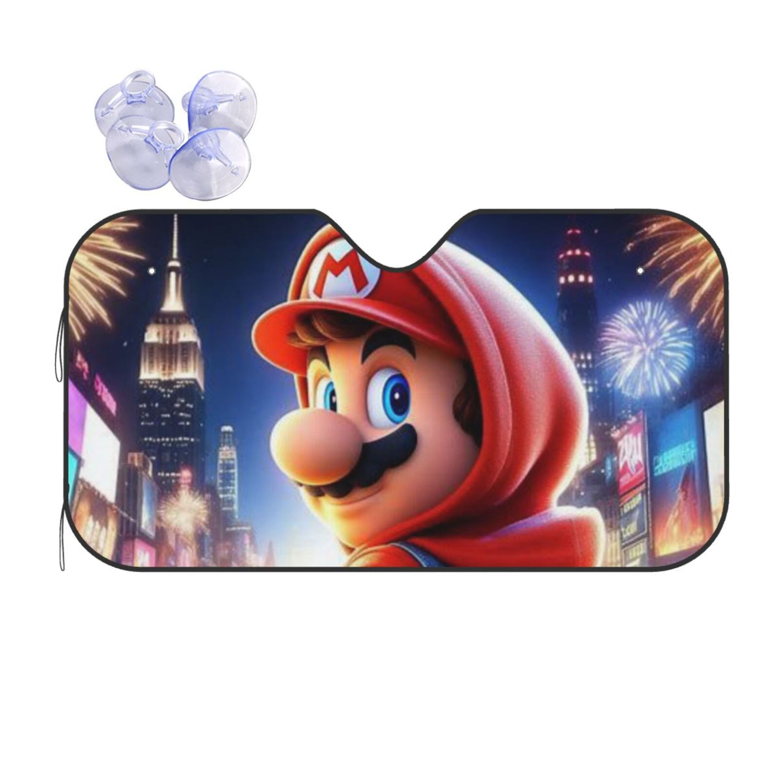 Super Mario Car Windshield Sun Shades, Front Windshield Sun Shade For ...
