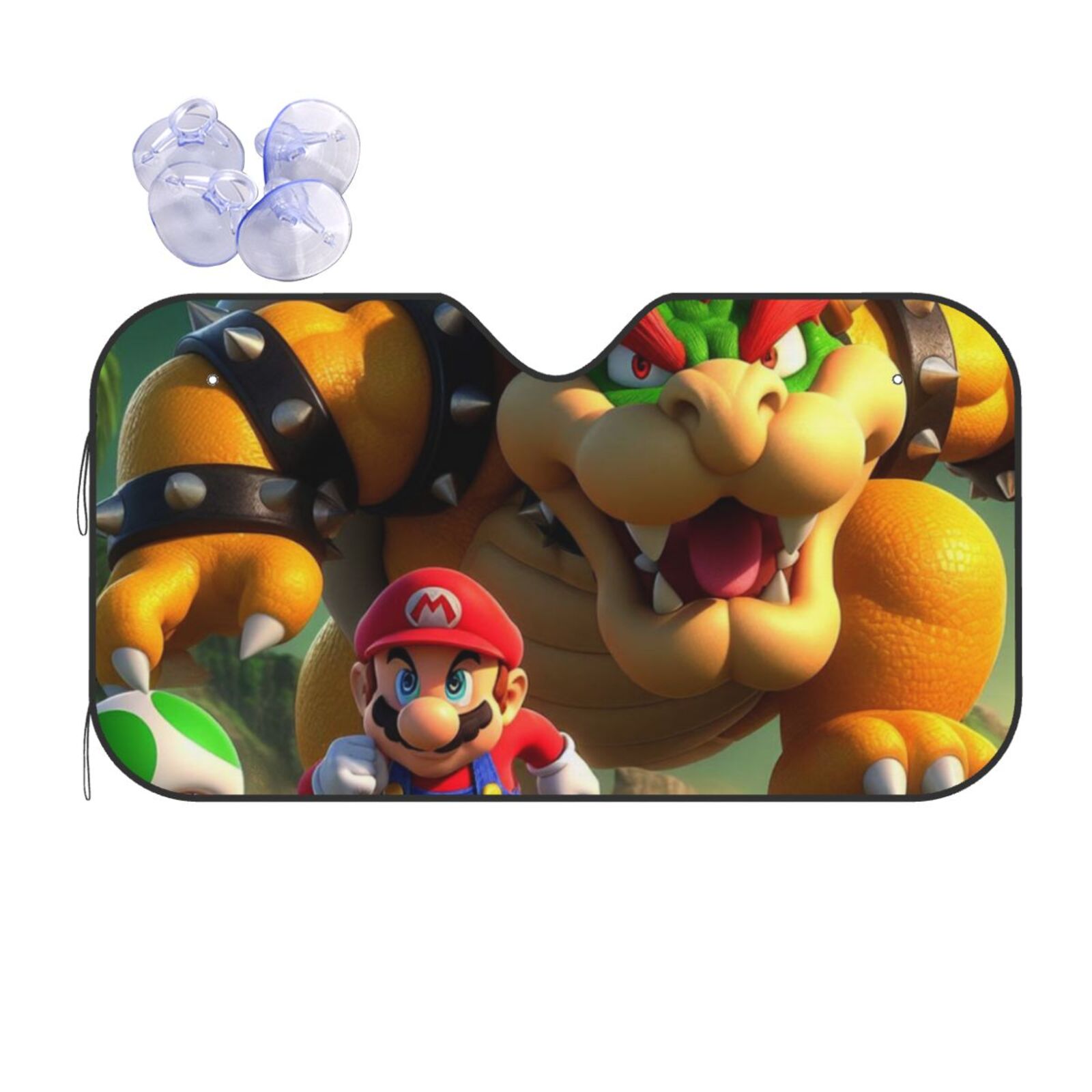 Super Mario Car Windshield Sun Shades, Front Windshield Sun Shade For ...