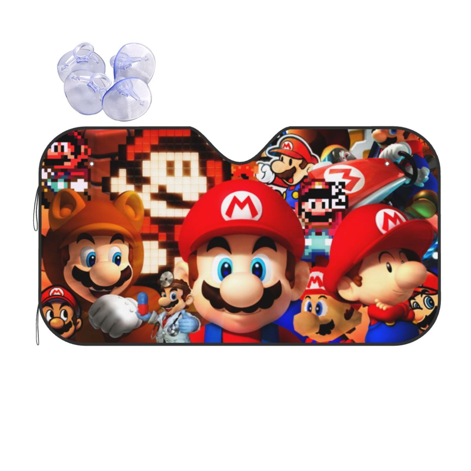 Super Mario Car Windshield Sun Shades, Front Windshield Sun Shade For ...