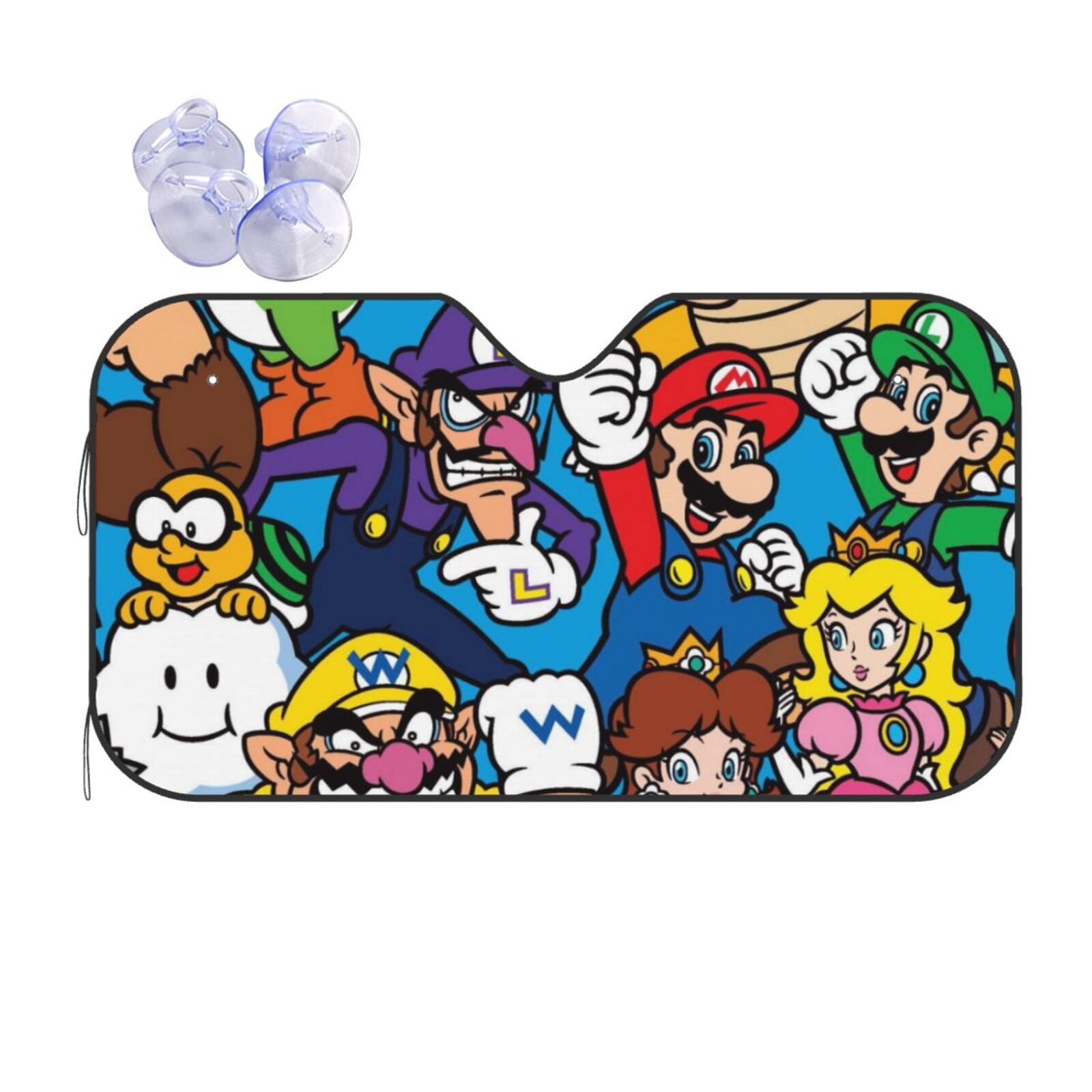 Super Mario Car Windshield Sun Shades, Front Windshield Sun Shade For ...