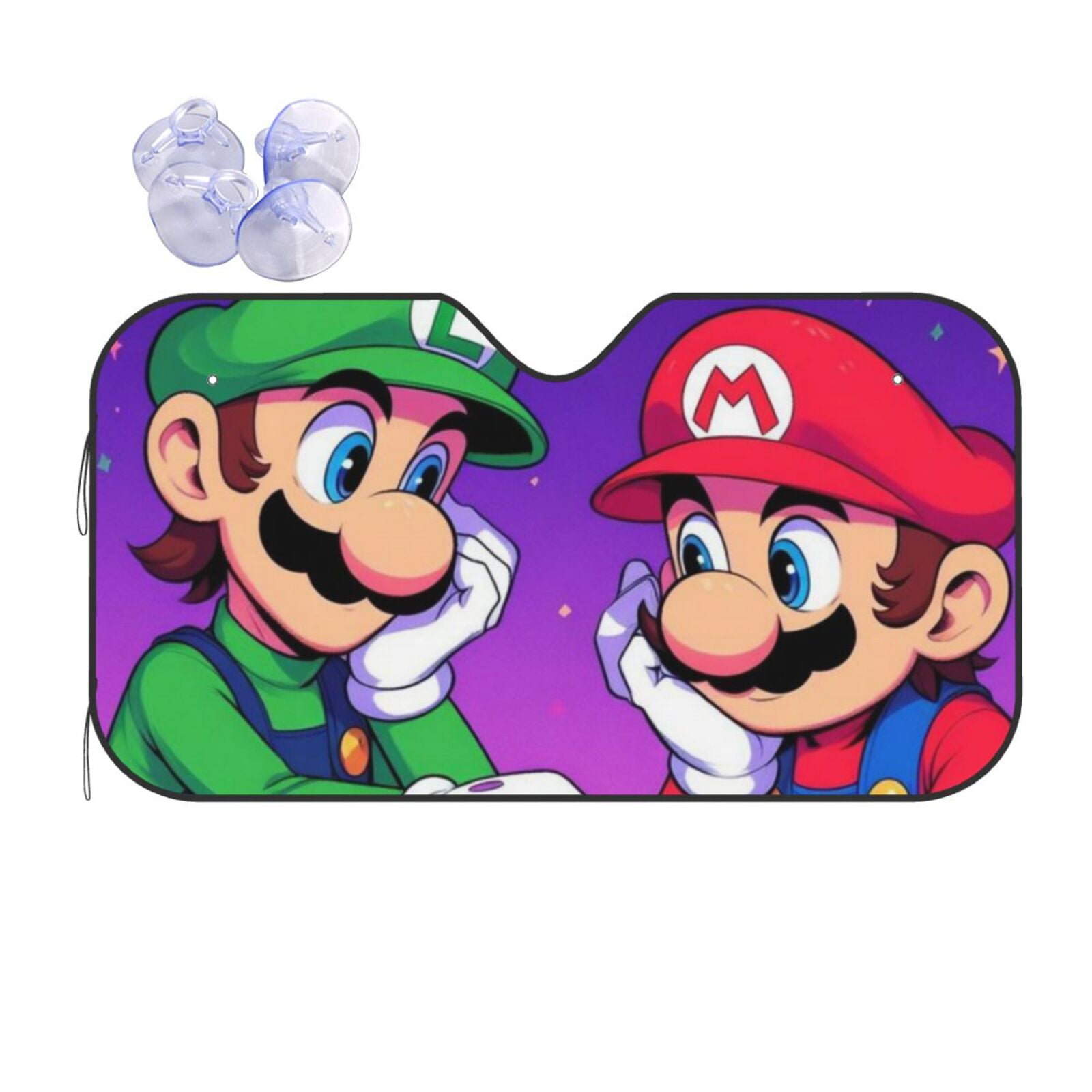 Super Mario Car Windshield Sun Shades, Front Windshield Sun Shade For ...