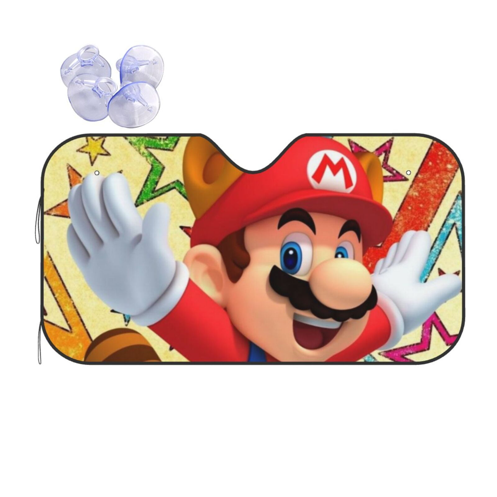 Super Mario Car Windshield Sun Shades, Front Windshield Sun Shade For ...
