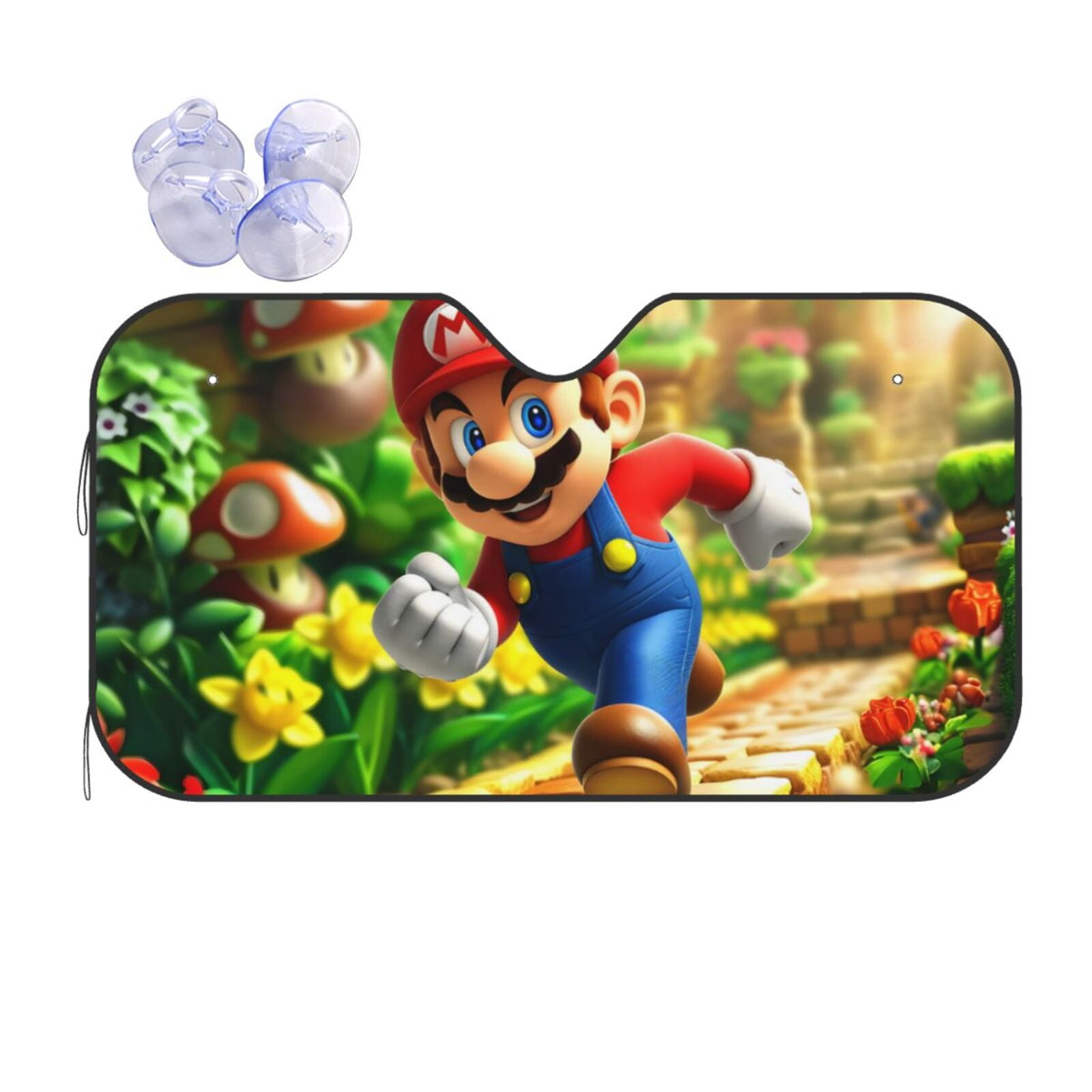 Super Mario Car Windshield Sun Shades, Front Windshield Sun Shade For ...