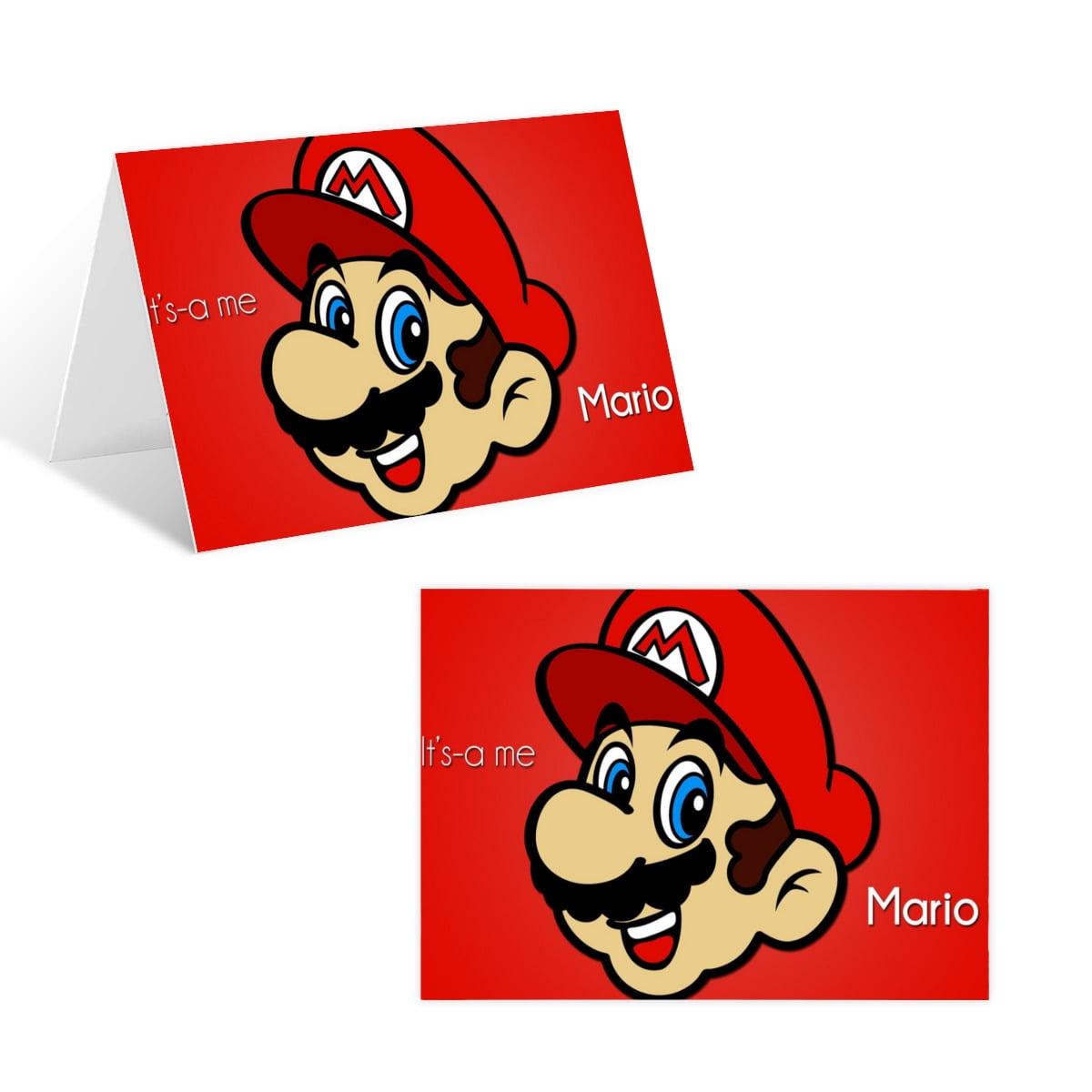 Super Mario Cards and Envelopes Greeting Cards with Envelopes Blank ...
