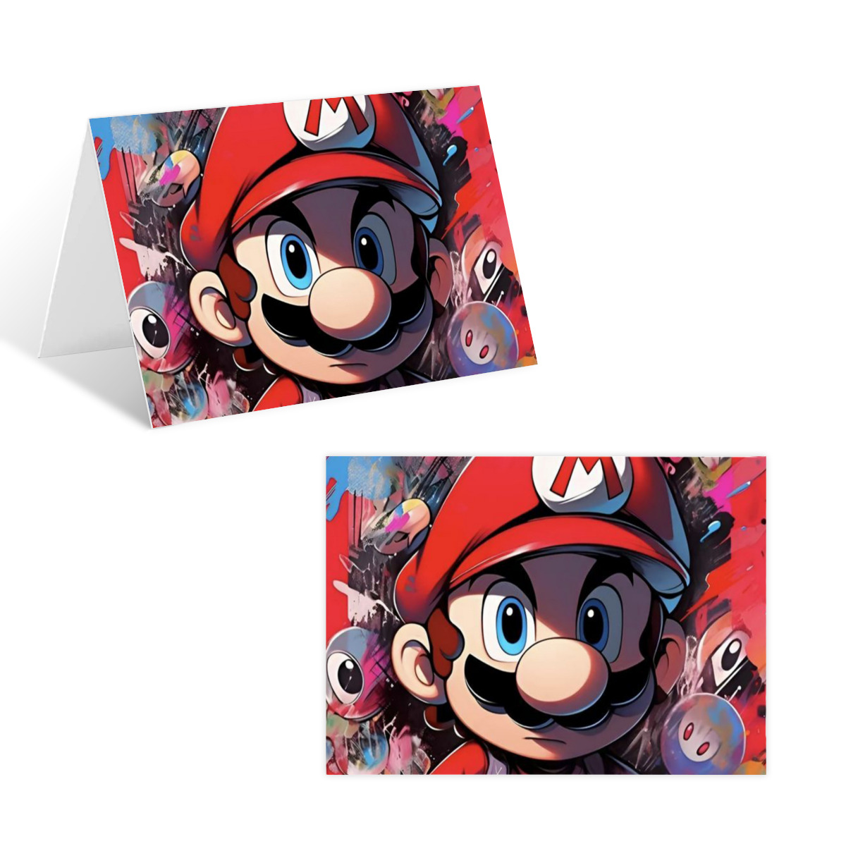 Super Mario Cards and Envelopes Greeting Cards with Envelopes Blank ...