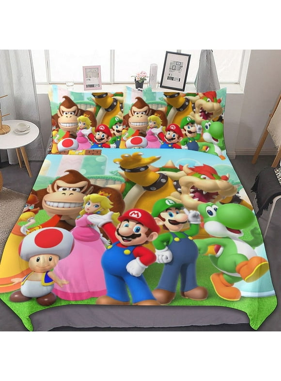 Super Mario Bedding in Super Mario Home & Bedding - Walmart.com