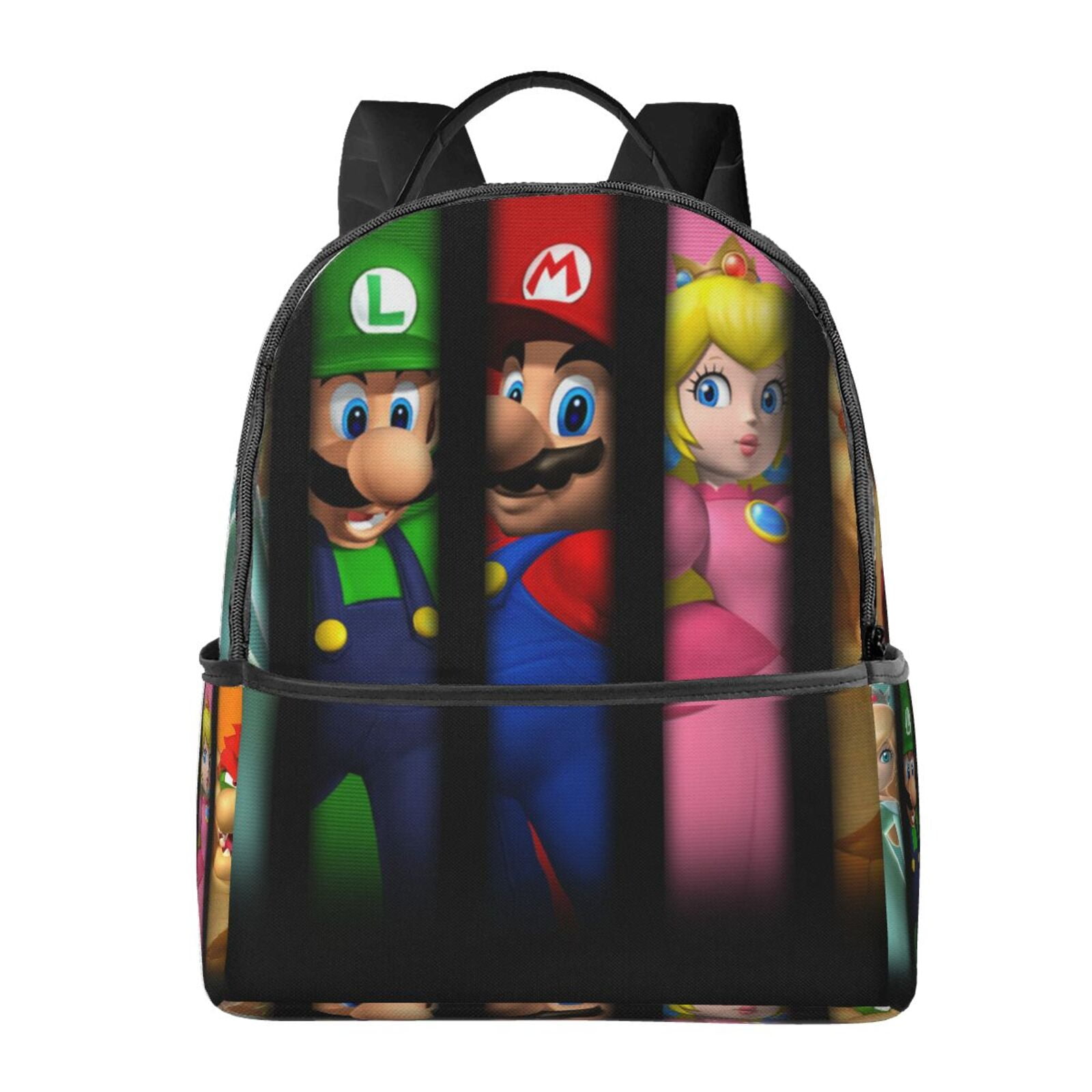 Super Mario Cartoon Backpack School Bag Bookbag Satchel Large Capacity ...