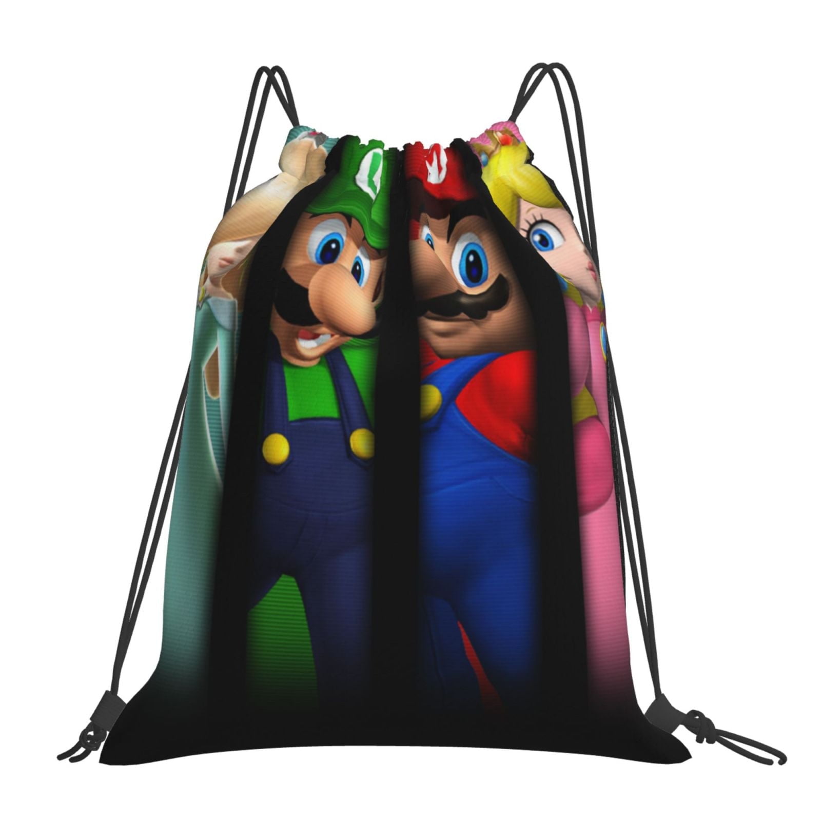 Super Mario Cartoon Drawstring Bags Gym Sport String Bag Outdoor ...