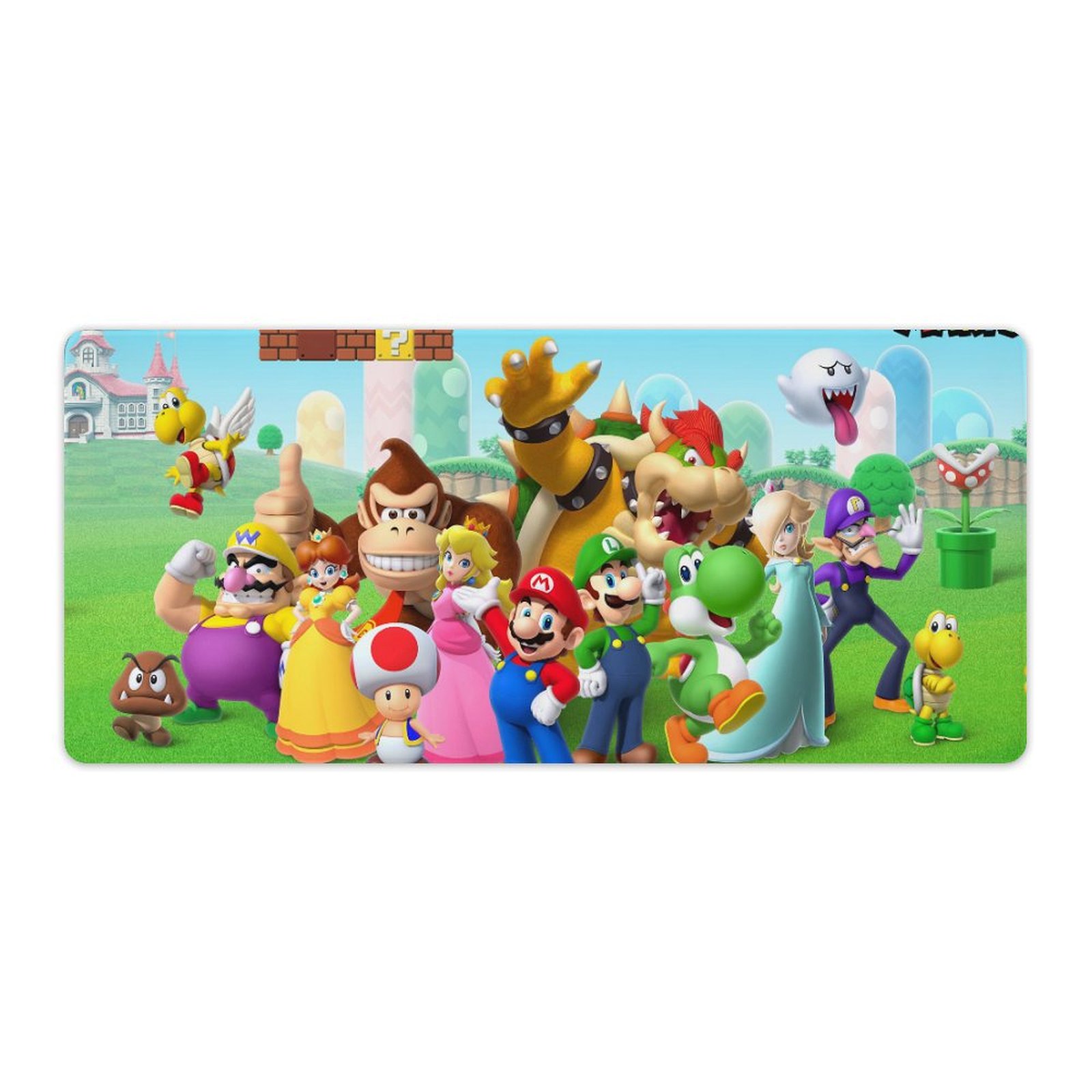 Super Mario Cartoon Extended Gaming Mouse Pad No-sliped Large Desk Mat ...
