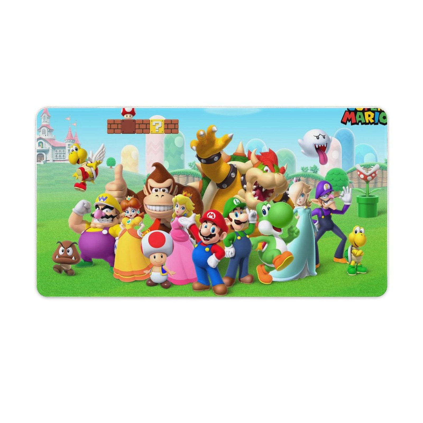 Super Mario Cartoon Extended Gaming Mouse Pad No-sliped Large Desk Mat ...