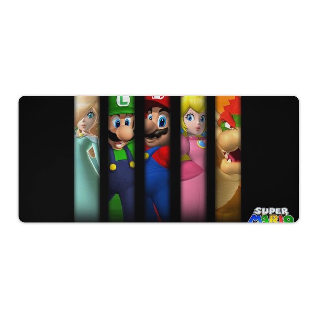 Super Mario Cartoon Extended Gaming Mouse Pad No-sliped Large Desk Mat ...