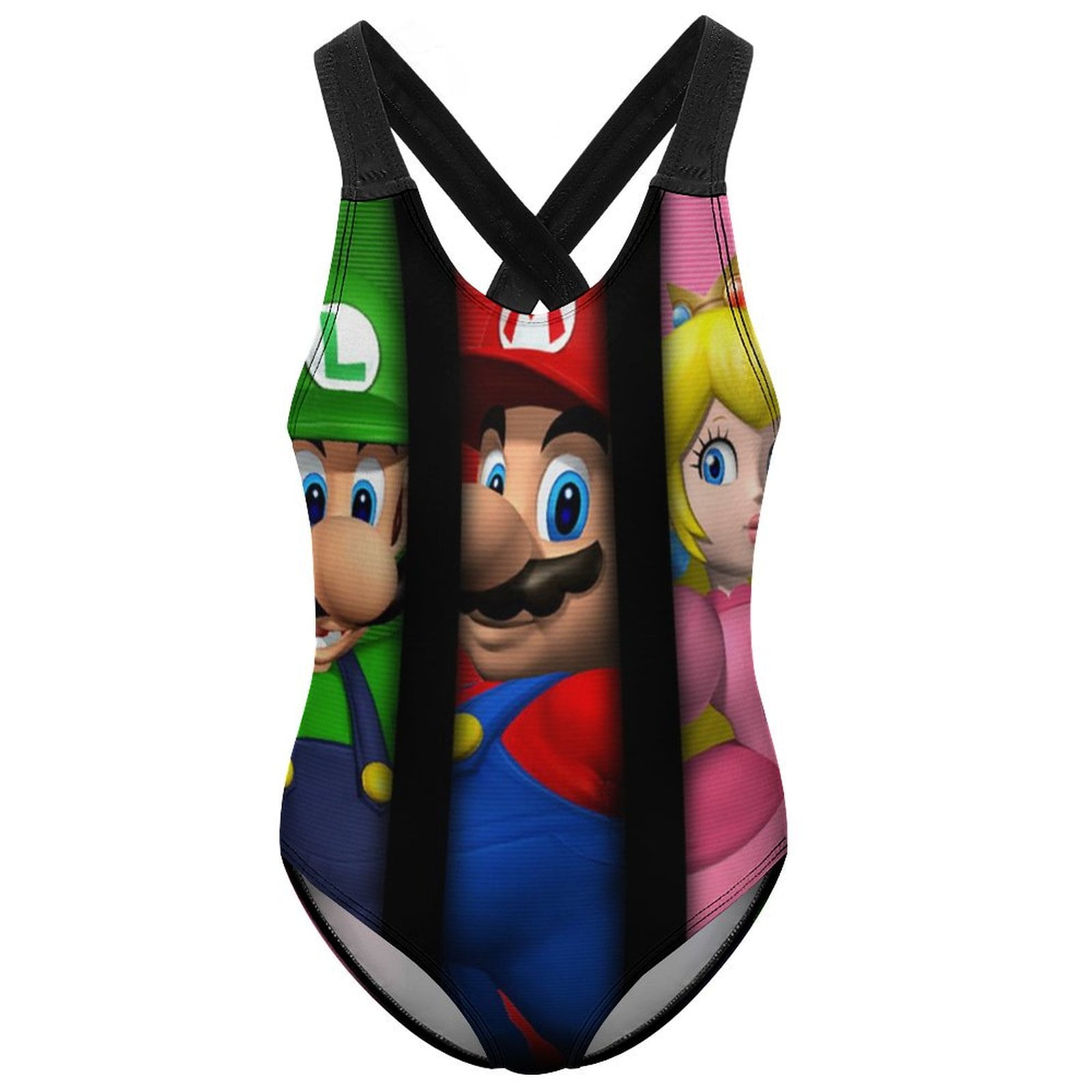 Super Mario Cartoon Girl's One-piece Swimsuit Summer Children's Beach ...