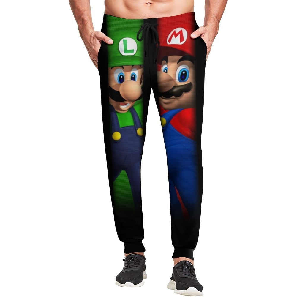 Super Mario Cartoon Mens Sweatpants Joggers Pants Trousers 3D Novelty ...